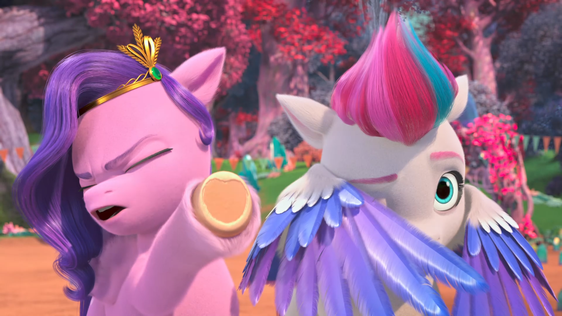 #3138587 - safe, screencap, pipp petals, zipp storm, pegasus, pony, g5, my little pony: make ...