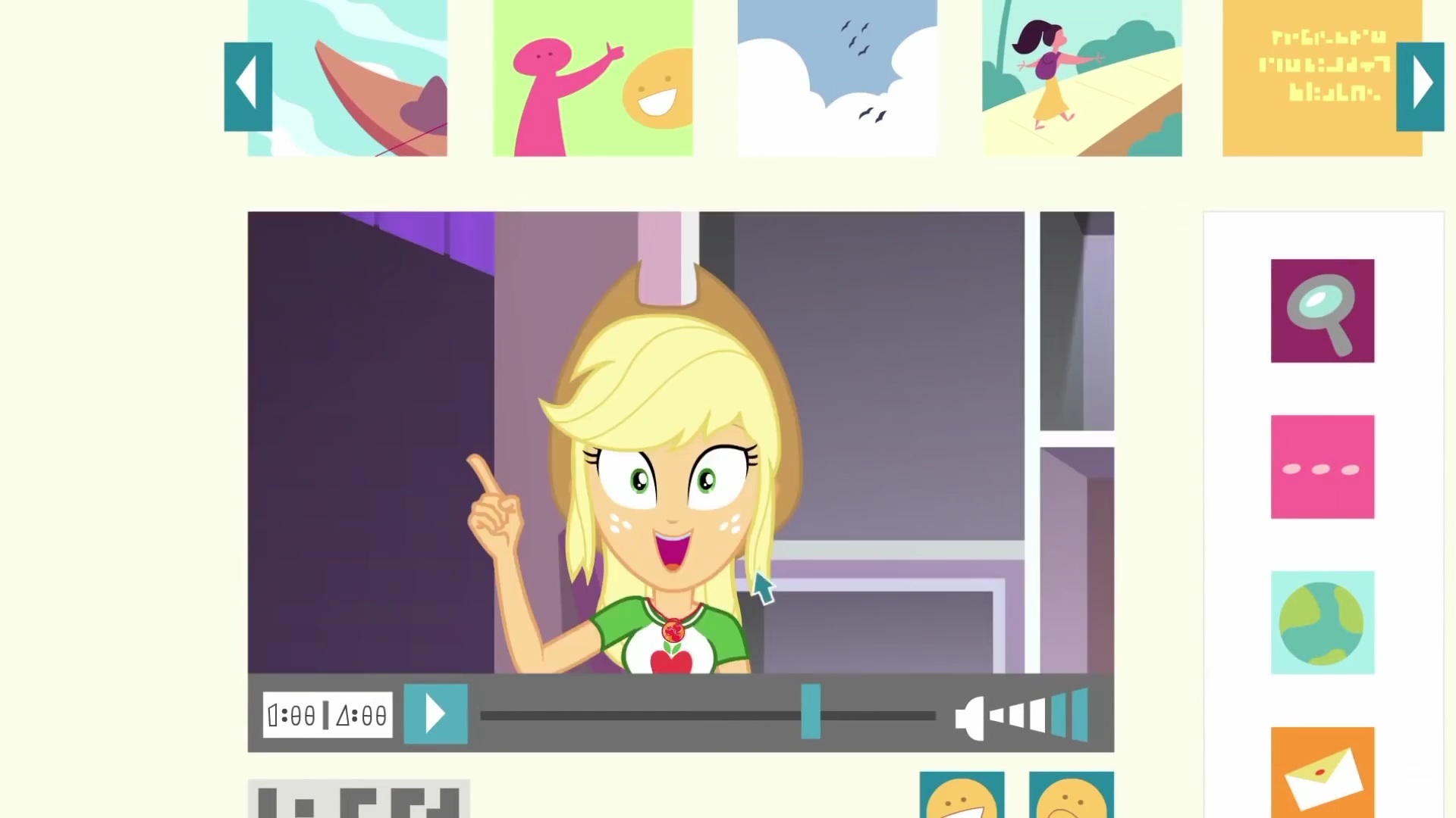 #3139905 - safe, screencap, applejack, human, diy with applejack ...