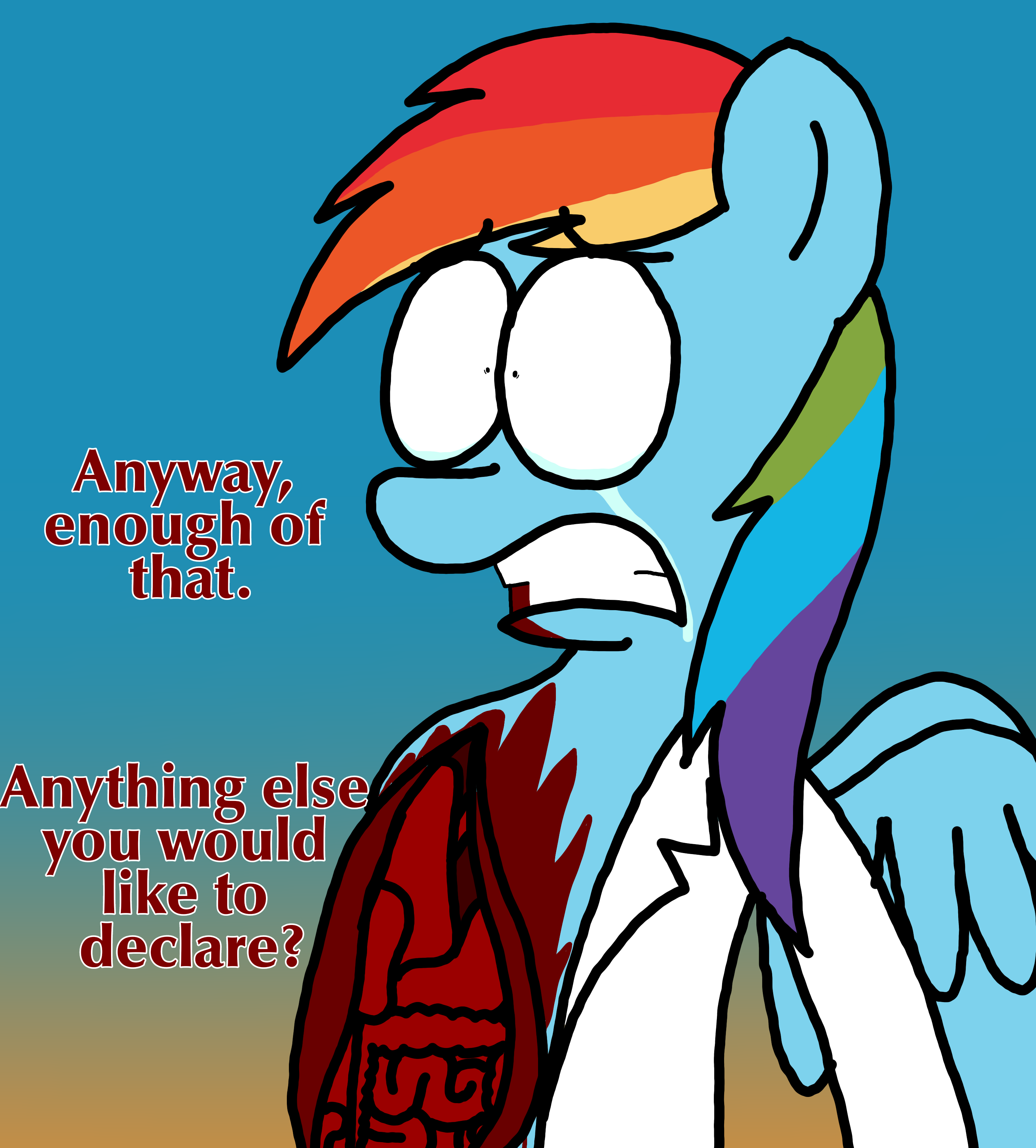 #3161958 - grimdark, grotesque, artist:professorventurer, rainbow dash ...