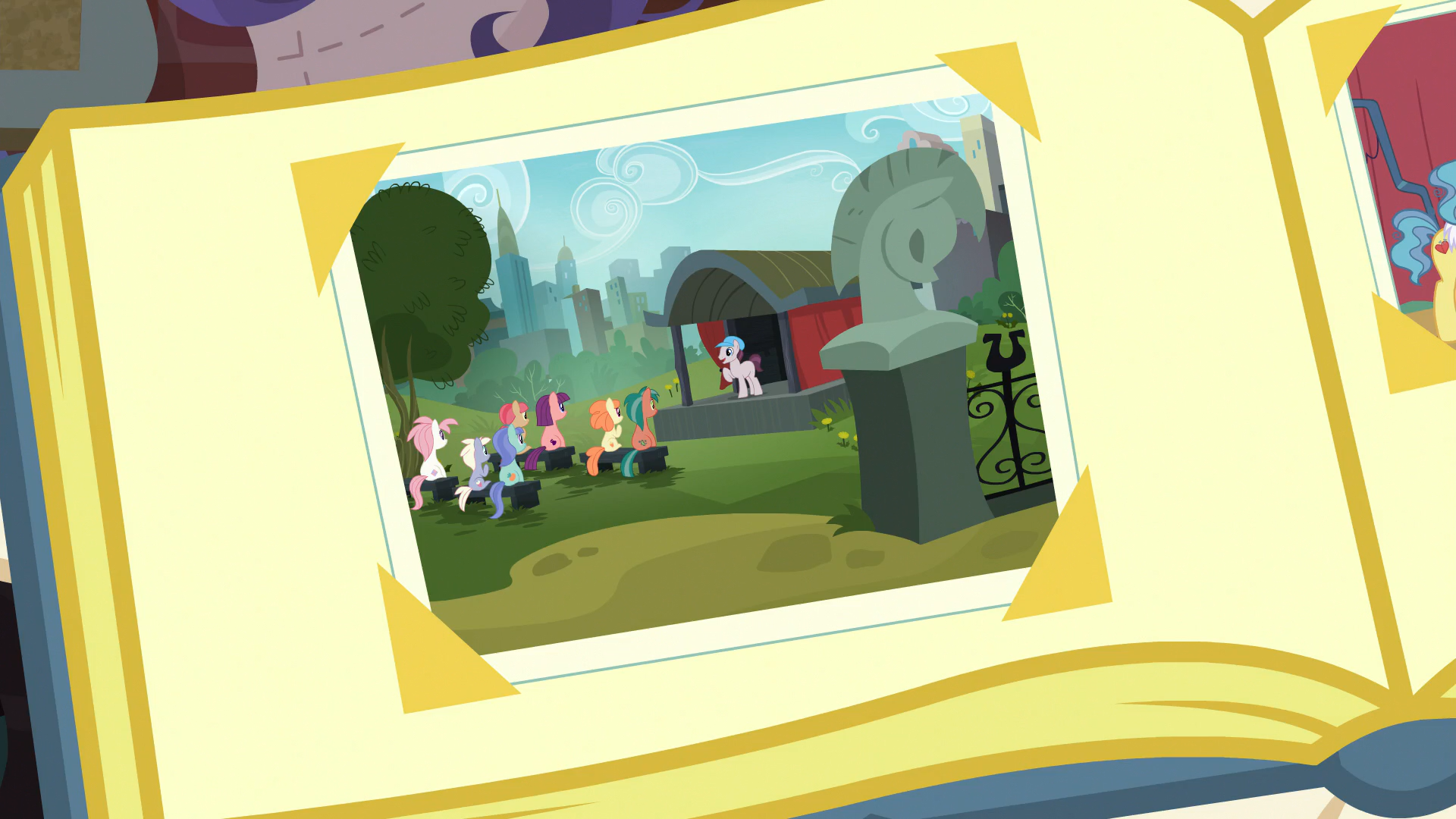 #3164011 - safe, screencap, amethyst heart, blueberry yogurt, carrot ...