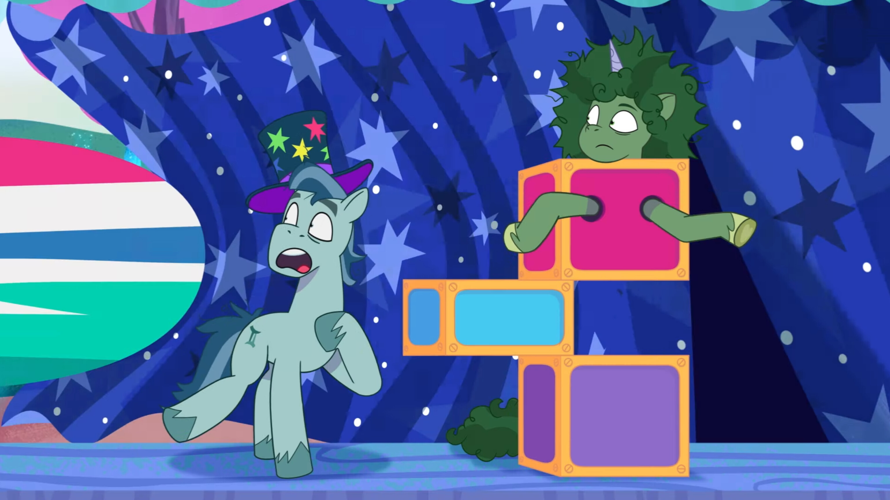 #3166546 - safe, screencap, dapple, rufus, zipp storm, earth pony ...