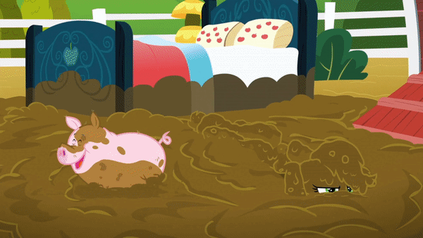 #3166901 - safe, screencap, applejack, earth pony, pig, pony, 28 pranks ...