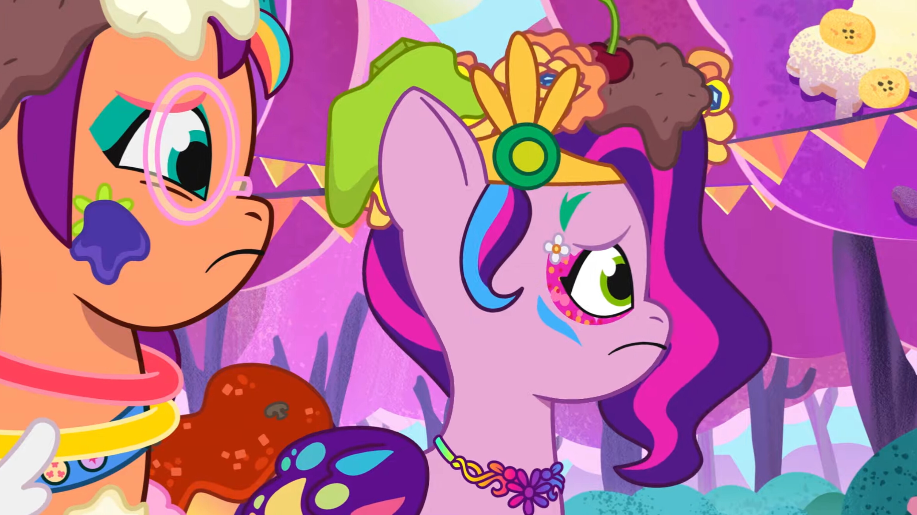#3167009 - safe, screencap, pipp petals, sunny starscout, earth pony ...