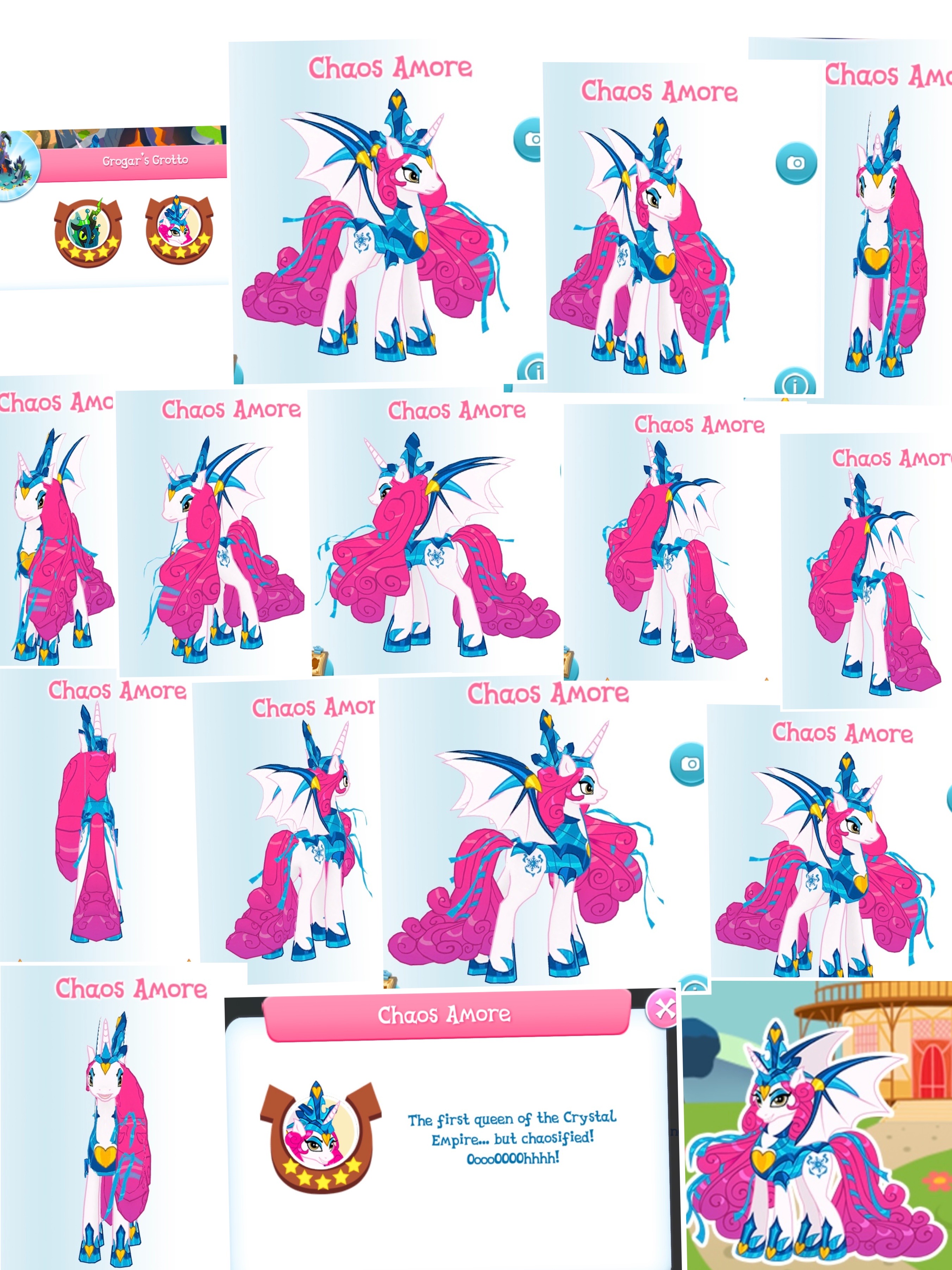 #3167235 - safe, gameloft, princess amore, alicorn, pony, g4, 3d ...