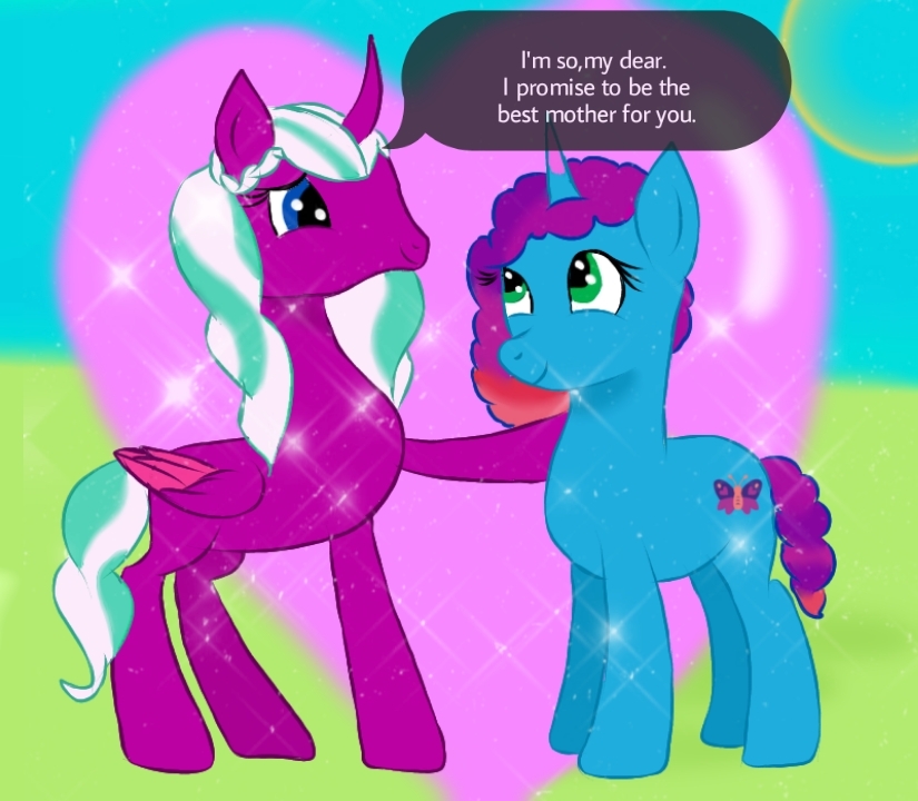 #3169327 - safe, artist:misty arcana(eva.zz), misty brightdawn, opaline arcana, alicorn, pony ...