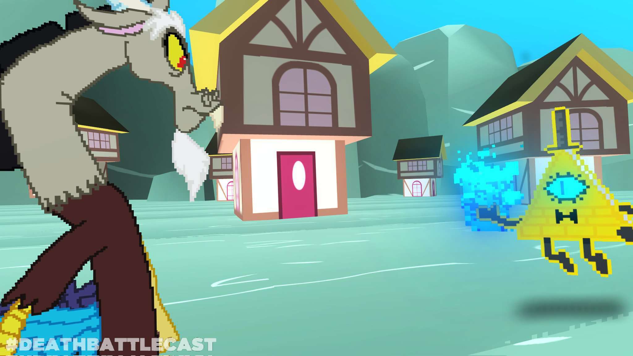 #3170811 - safe, artist:cfandknuckles, discord, draconequus, g4, 8bit ...