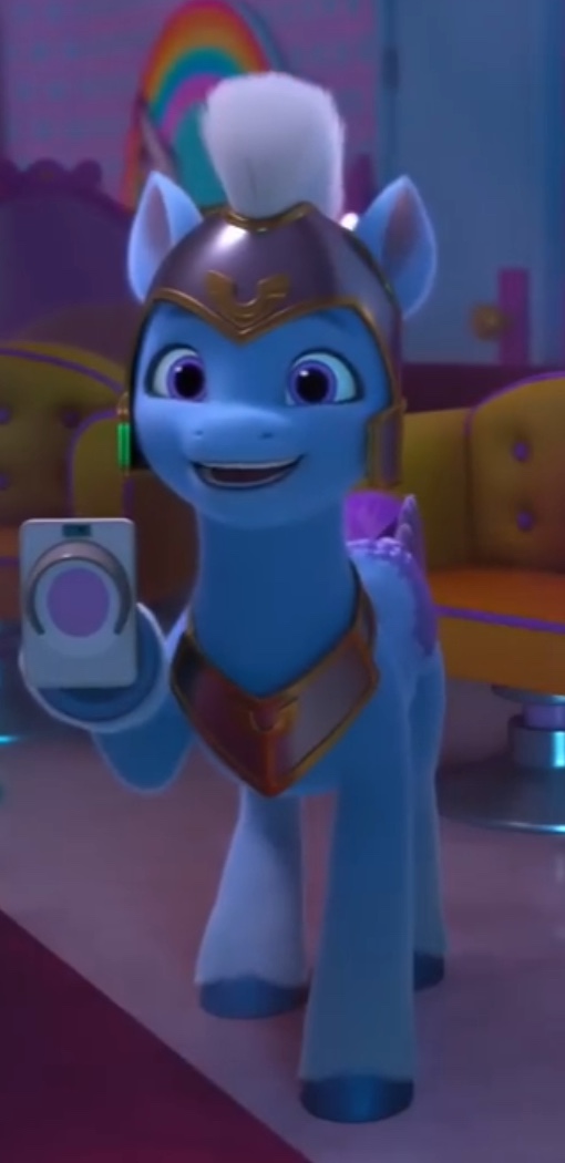 #3172566 - safe, screencap, zoom zephyrwing, pegasus, pony, g5, chair ...