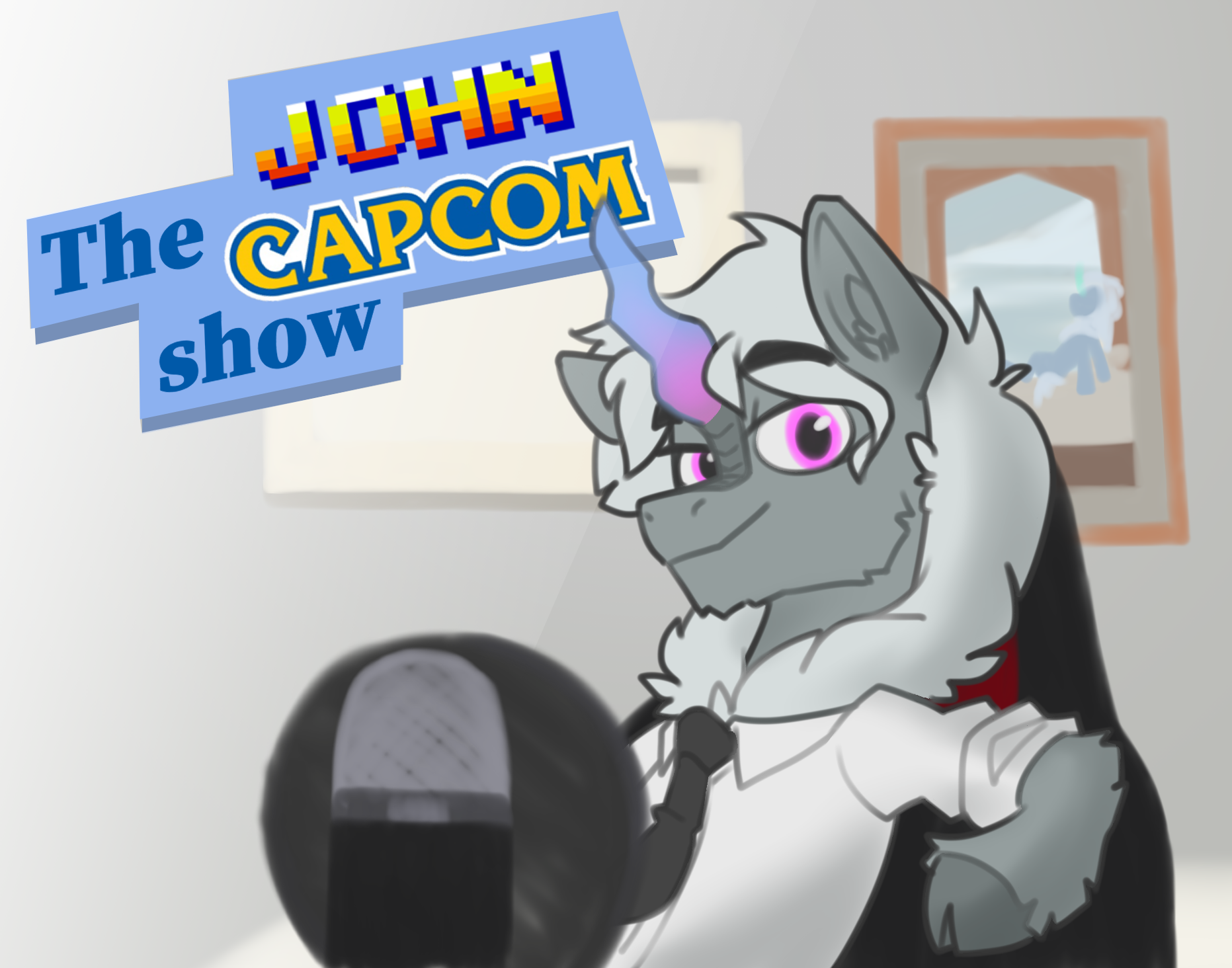 #3172701 - safe, artist:zalohce, oc, oc only, oc:john capcom, kirin ...