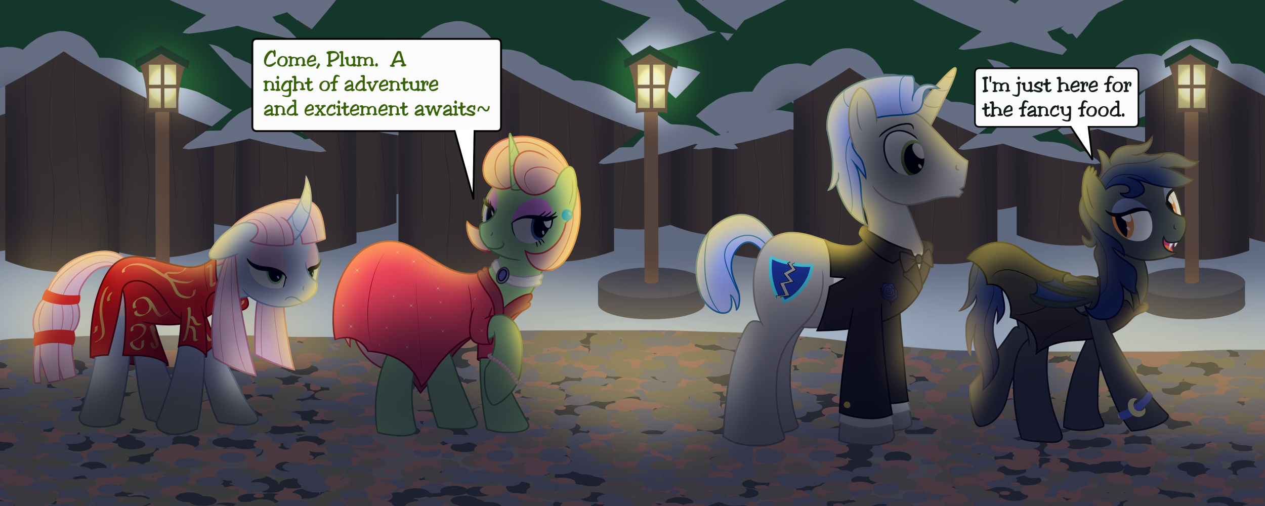 #3156005 - safe, artist:mightyshockwave, oc, oc only, oc:grey guard, oc:malady mystique, oc ...