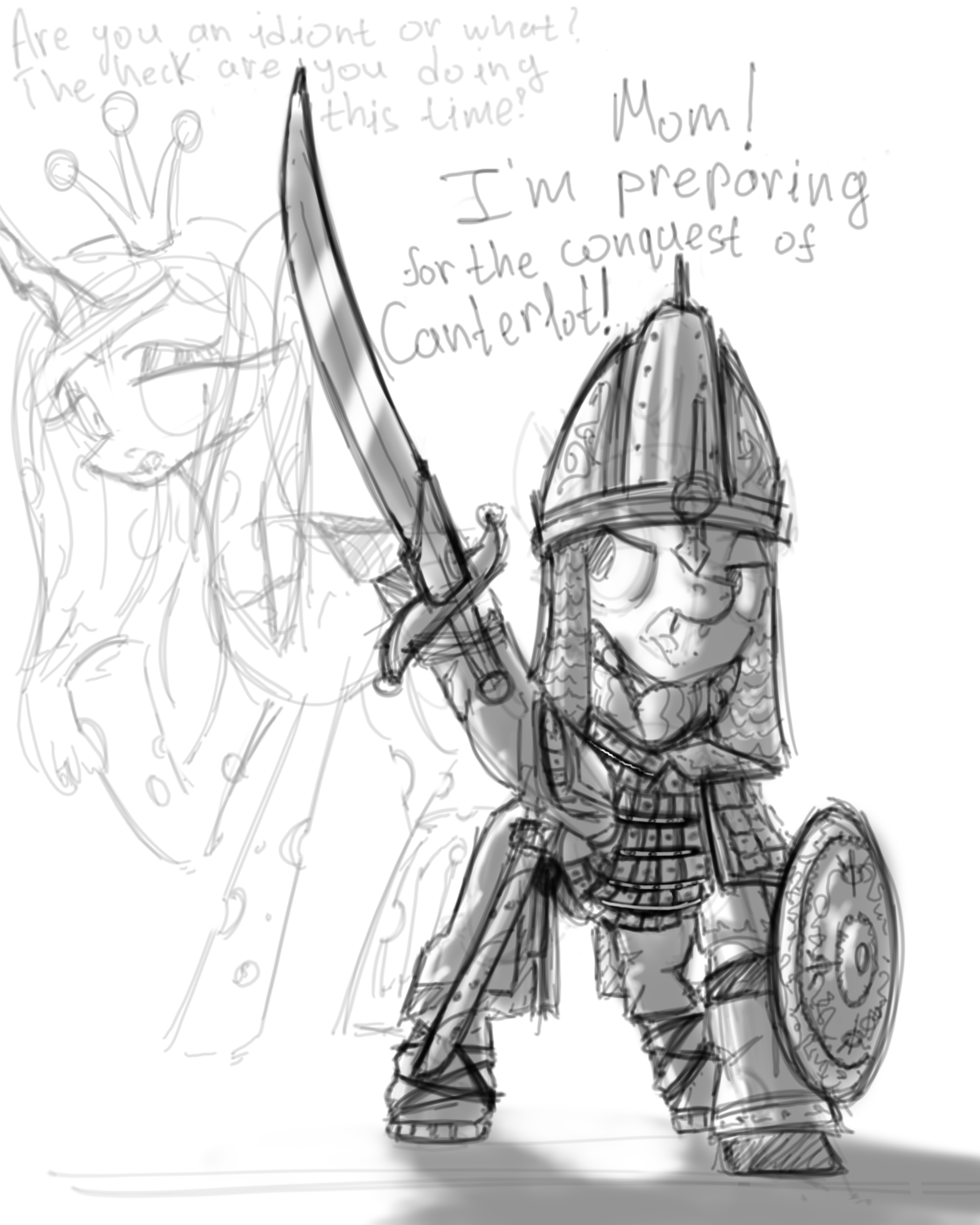 #3158186 - safe, artist:uteuk, queen chrysalis, changeling, changeling ...