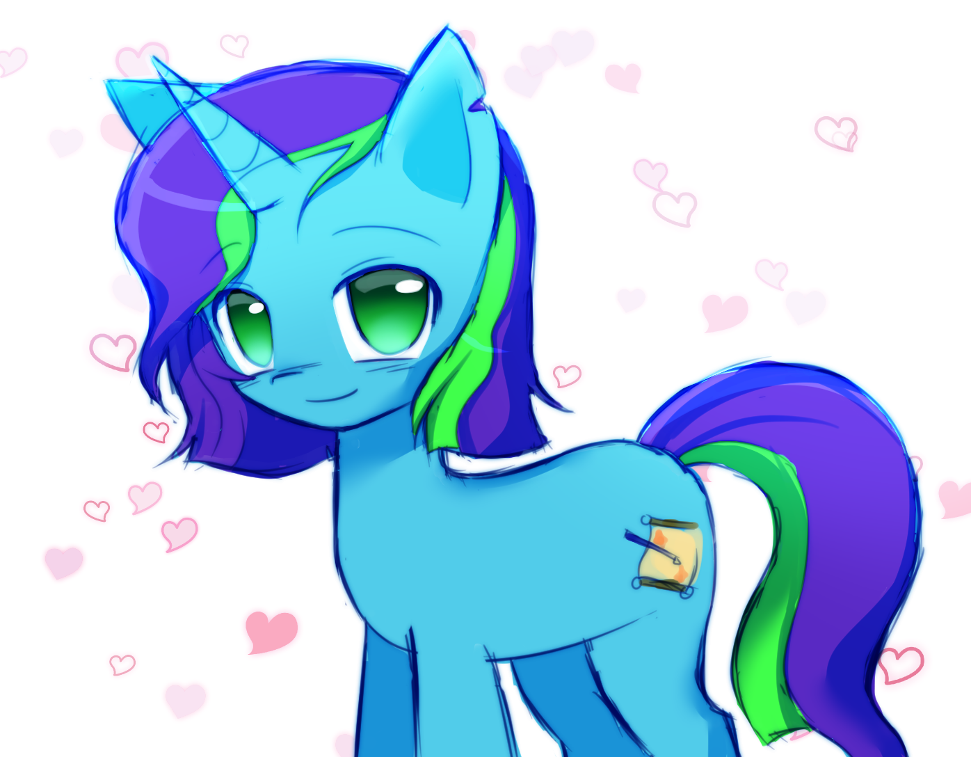 Safe Artist K Iisu Oc Oc Seafoam Mist Pony Unicorn