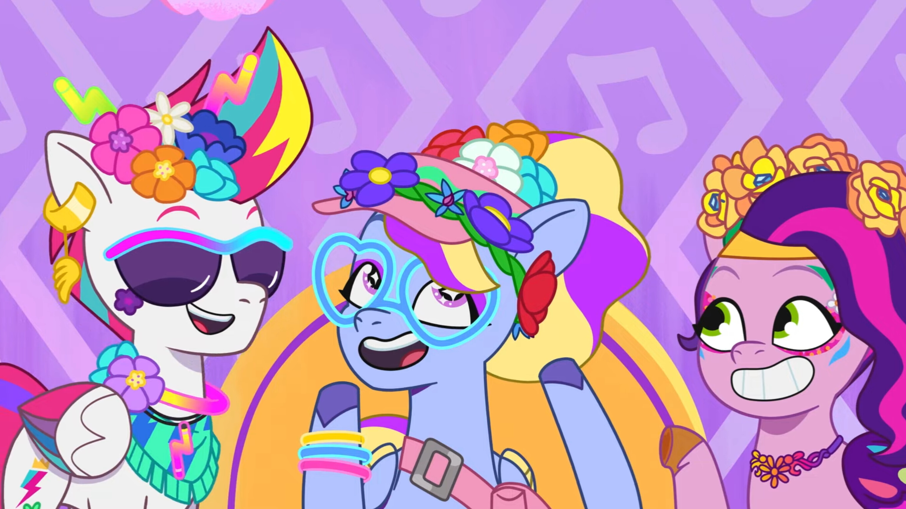 #3160059 - safe, screencap, fifi (g5), pipp petals, zipp storm, pegasus ...