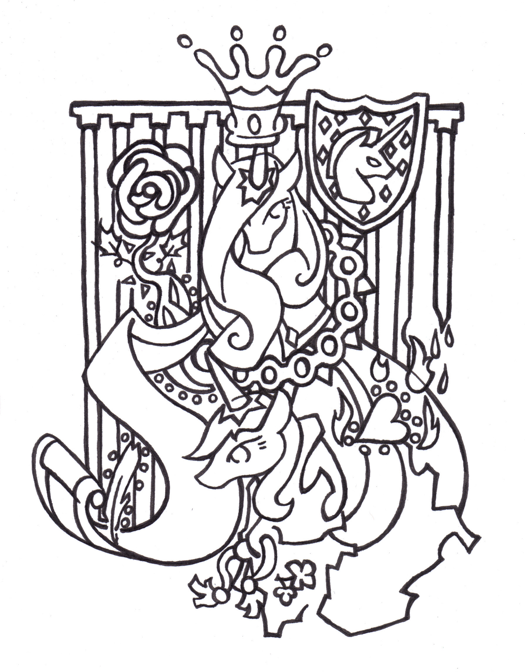 #3181824 - safe, artist:foldawaywings, clover the clever, princess ...