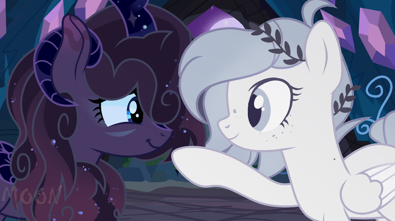 #3183571 - safe, artist:vi45, oc, oc only, kirin, pegasus, pony, g4, blue eyes, female, freckles ...