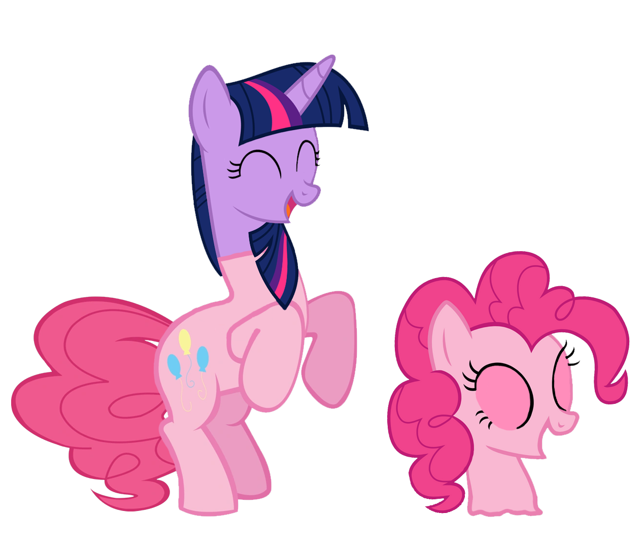#3186931 - safe, edit, pinkie pie, twilight sparkle, earth pony, pony ...