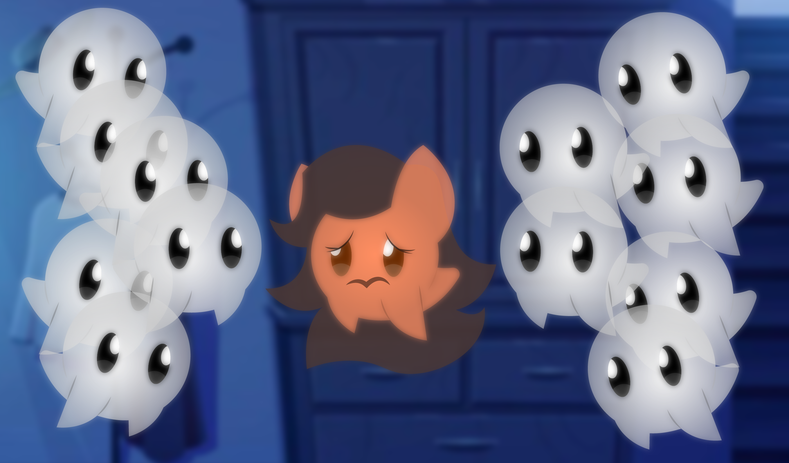 #3187620 - safe, artist:epsipeppower, oc, oc:robertapuddin, ghost ...