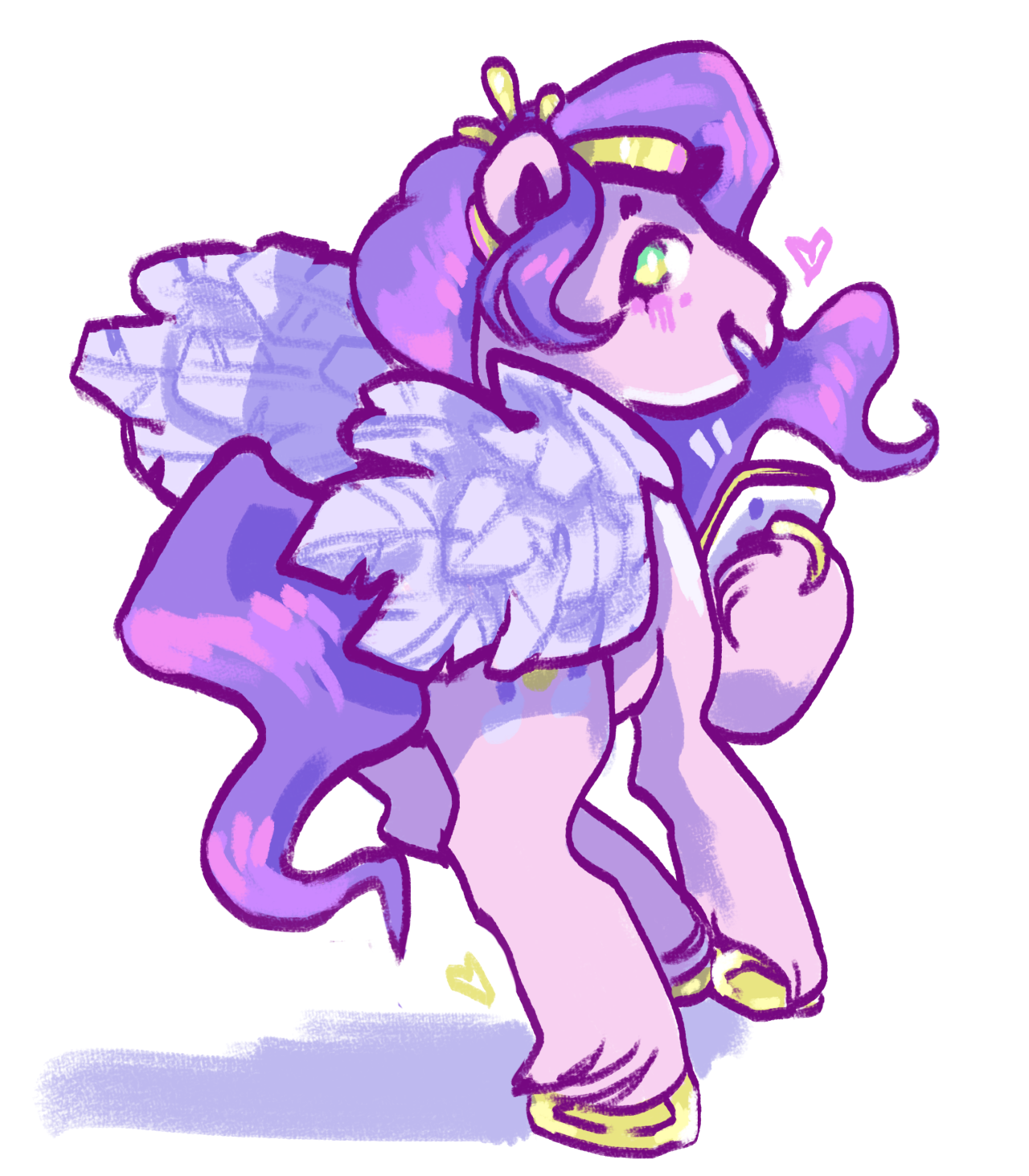 #3187917 - safe, artist:poniesart, pipp petals, pegasus, pony, g5, butt, heart, phone, pipp butt ...