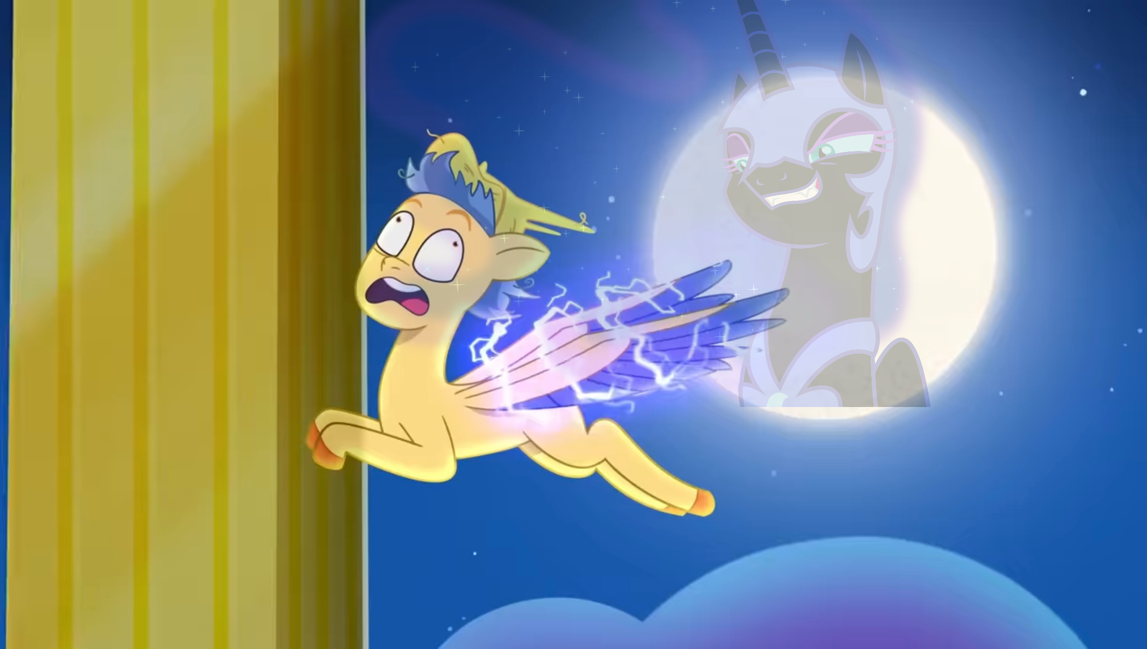 #3188651 - safe, artist:dashiesparkle, edit, edited screencap, screencap, lemon gear, nightmare ...