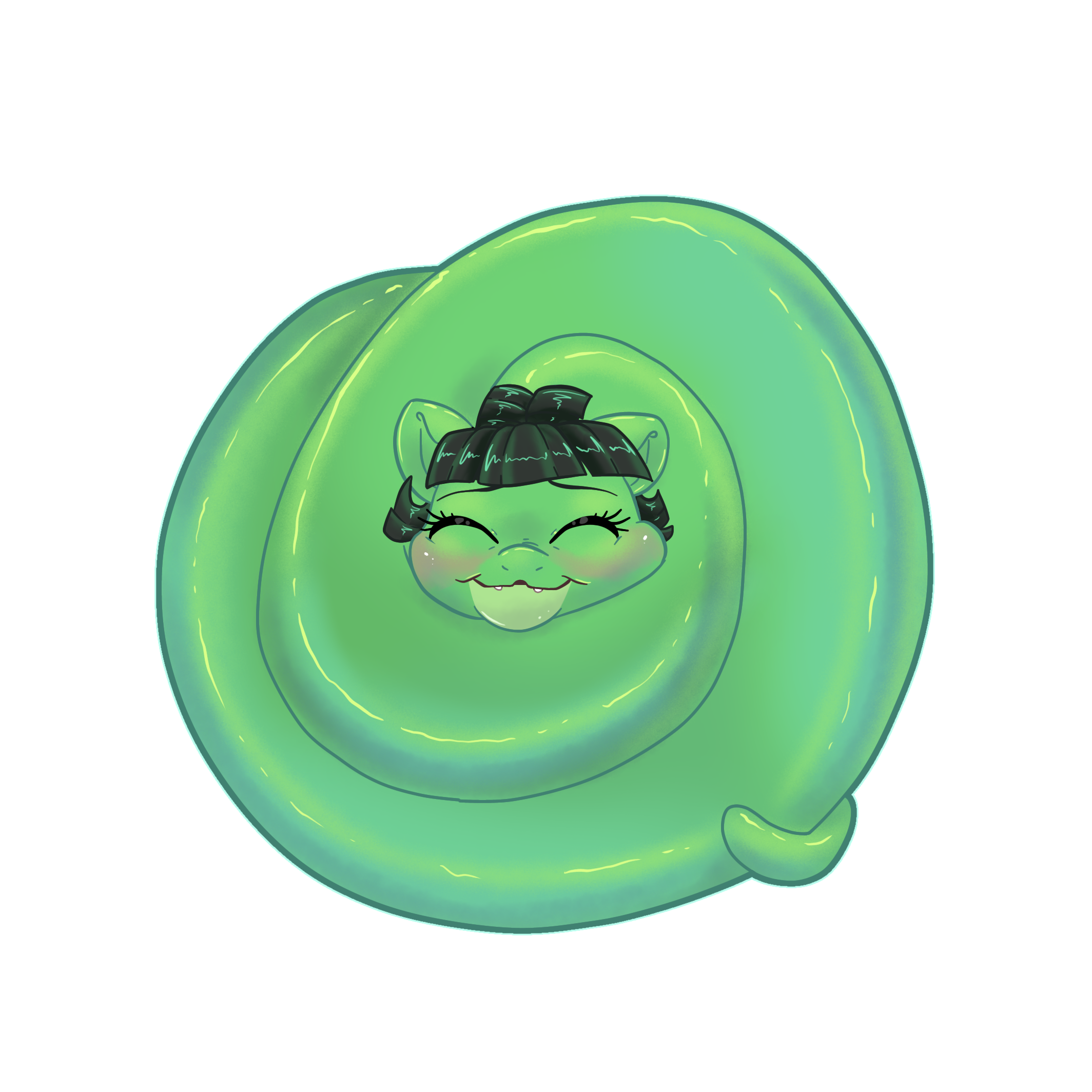 #3176856 - safe, artist:smirk, oc, oc only, oc:tija, lamia, original ...