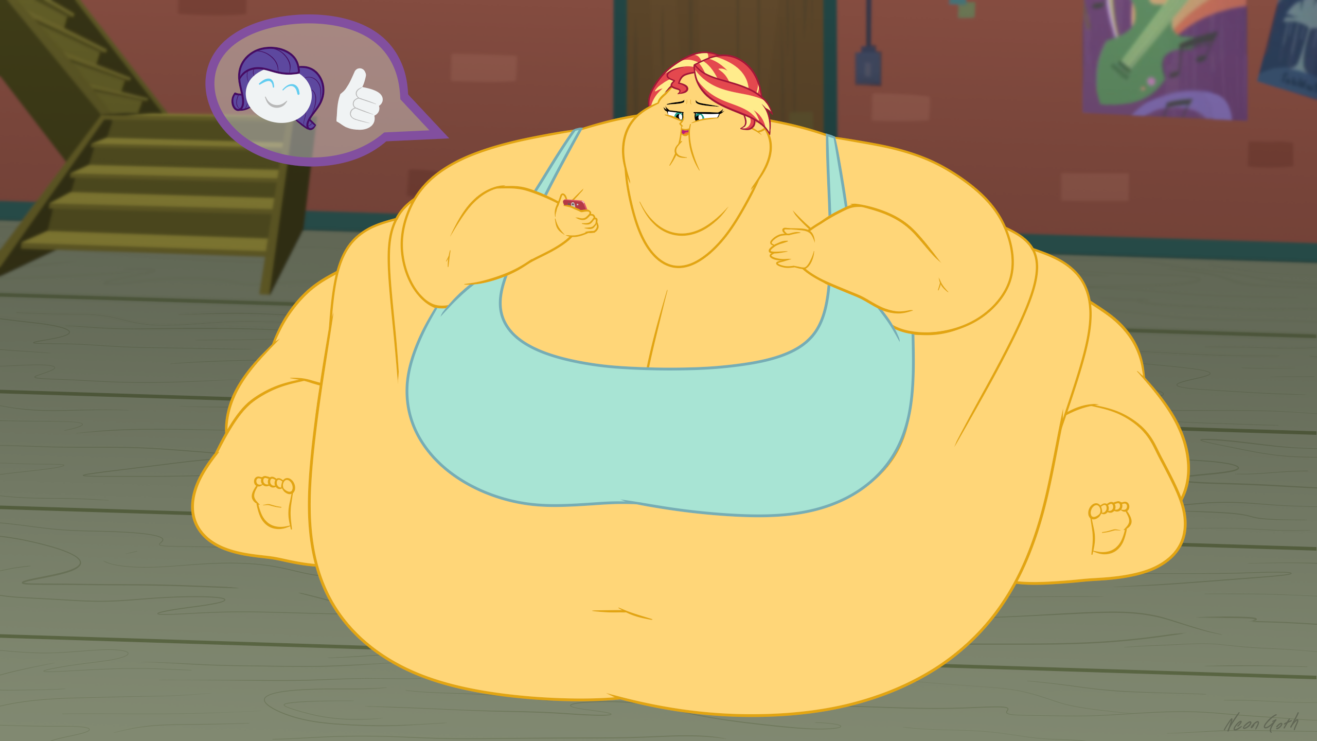 #3202892 - questionable, artist:neongothic, rarity, sunset shimmer, human, equestria girls, g4 ...