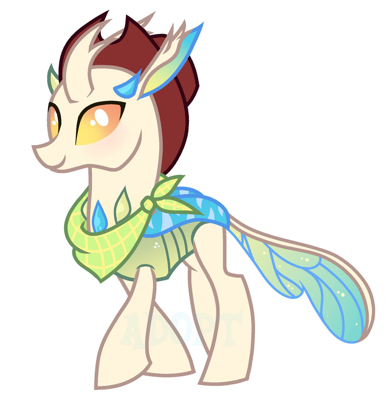 #3193690 - safe, artist:vi45, oc, changedling, changeling, g4, changeling oc, concave belly ...