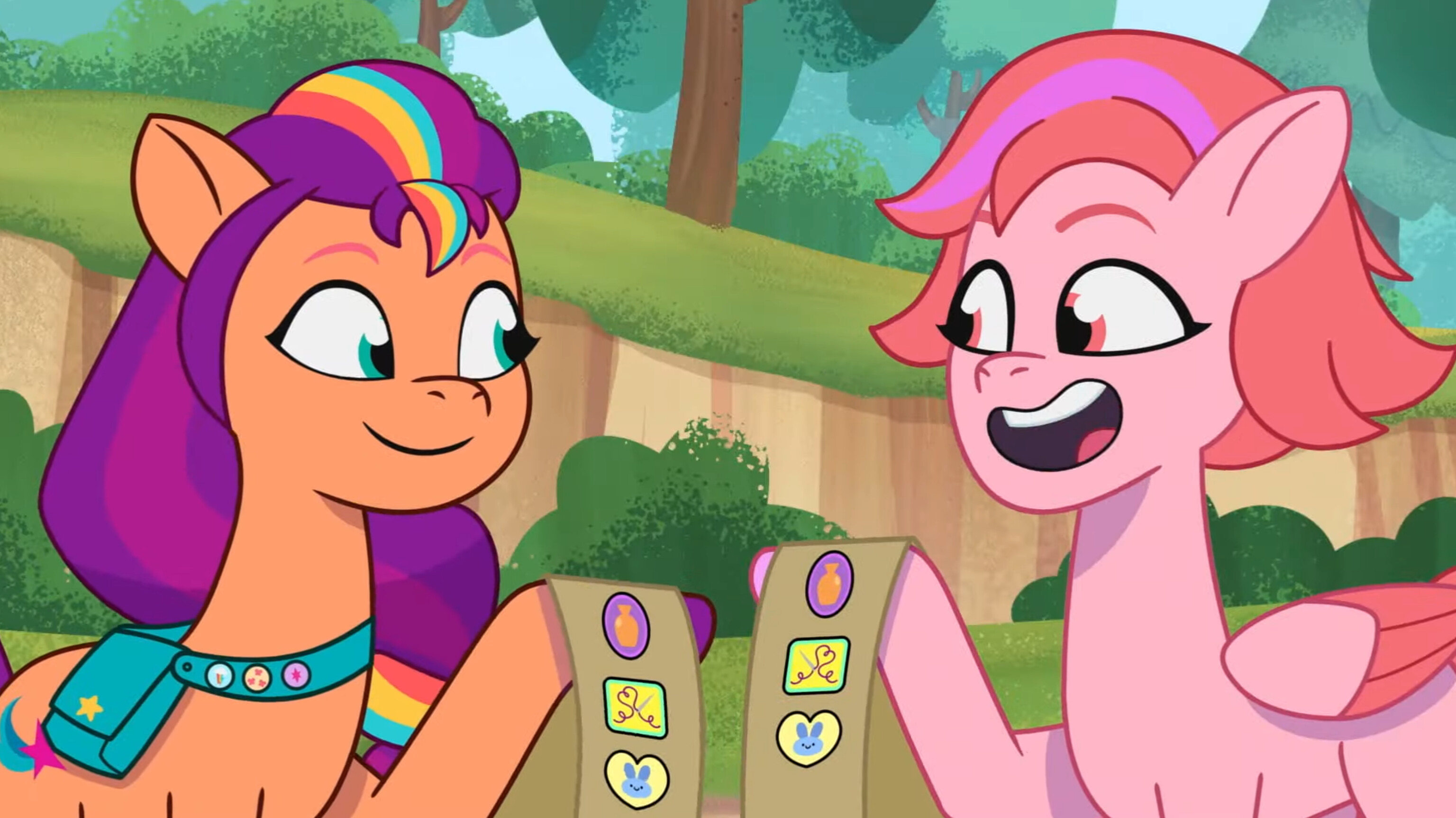 #3205752 - safe, screencap, sunny starscout, windy (g5), earth pony ...