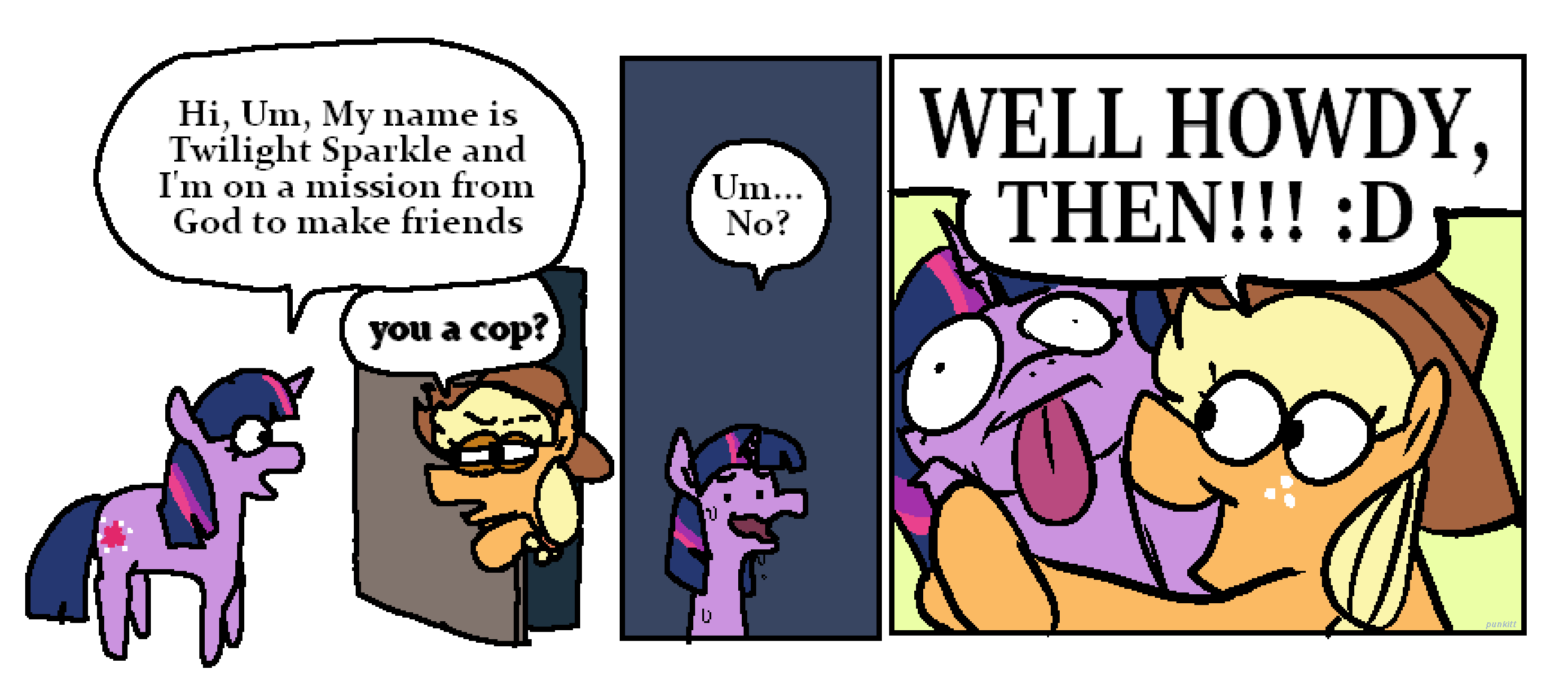 #3206146 - safe, artist:punkittdev, applejack, twilight sparkle, earth ...