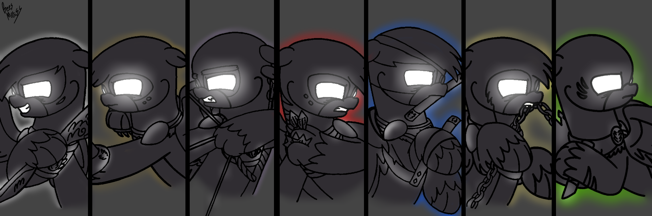 #3206571 - safe, artist:beesmeliss, grampa gruff, king guto, oc, oc ...