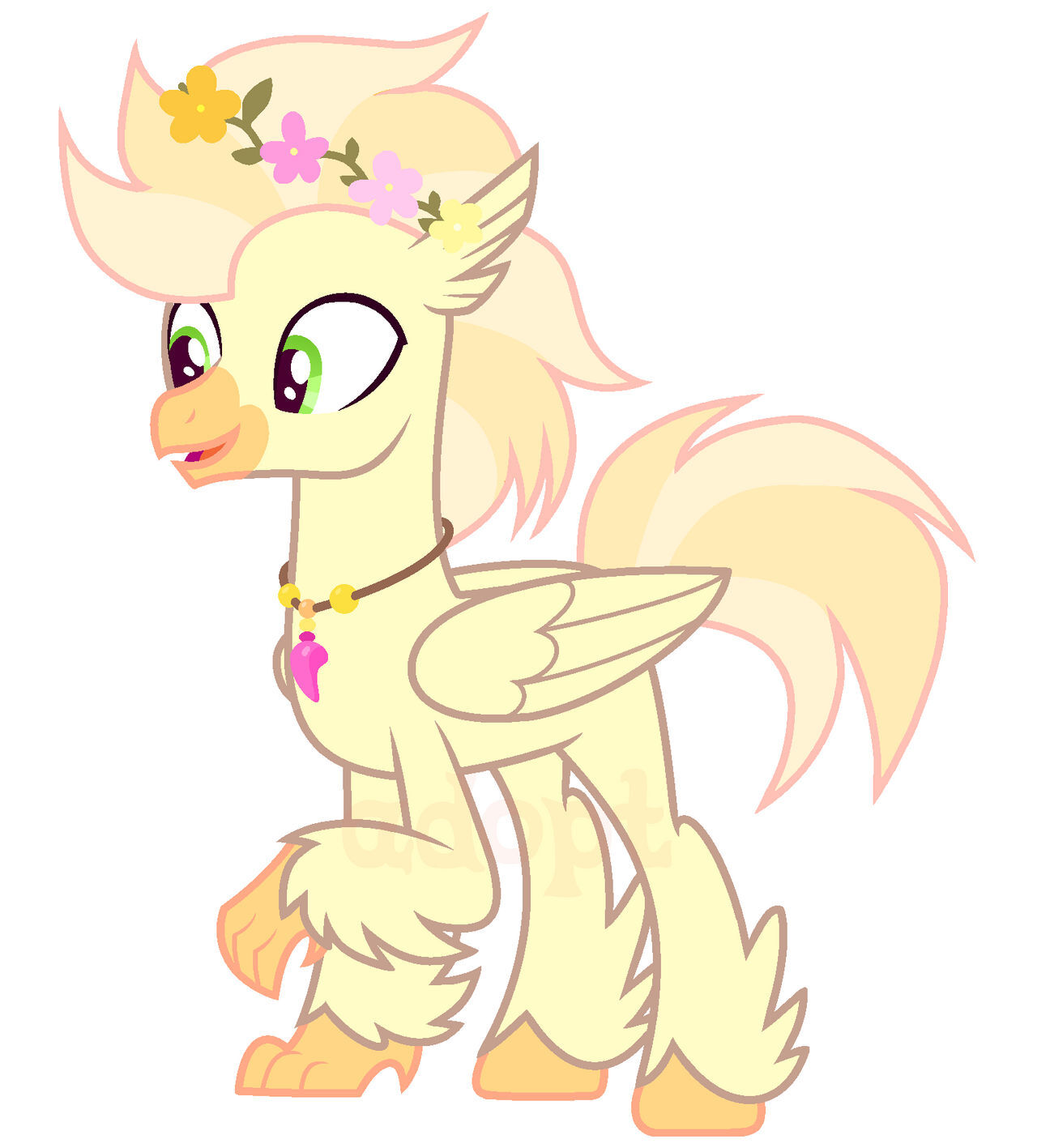 #3207099 - safe, artist:vi45, oc, classical hippogriff, hippogriff, male, simple background ...