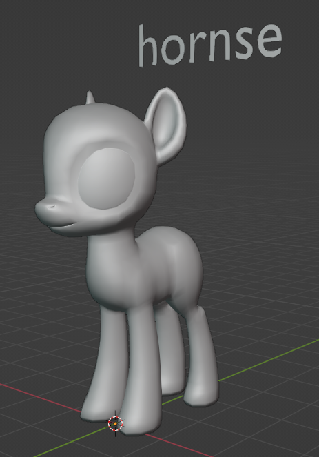 #3207491 - safe, artist:winterclover, pony, 3d, 3d model, blank flank ...