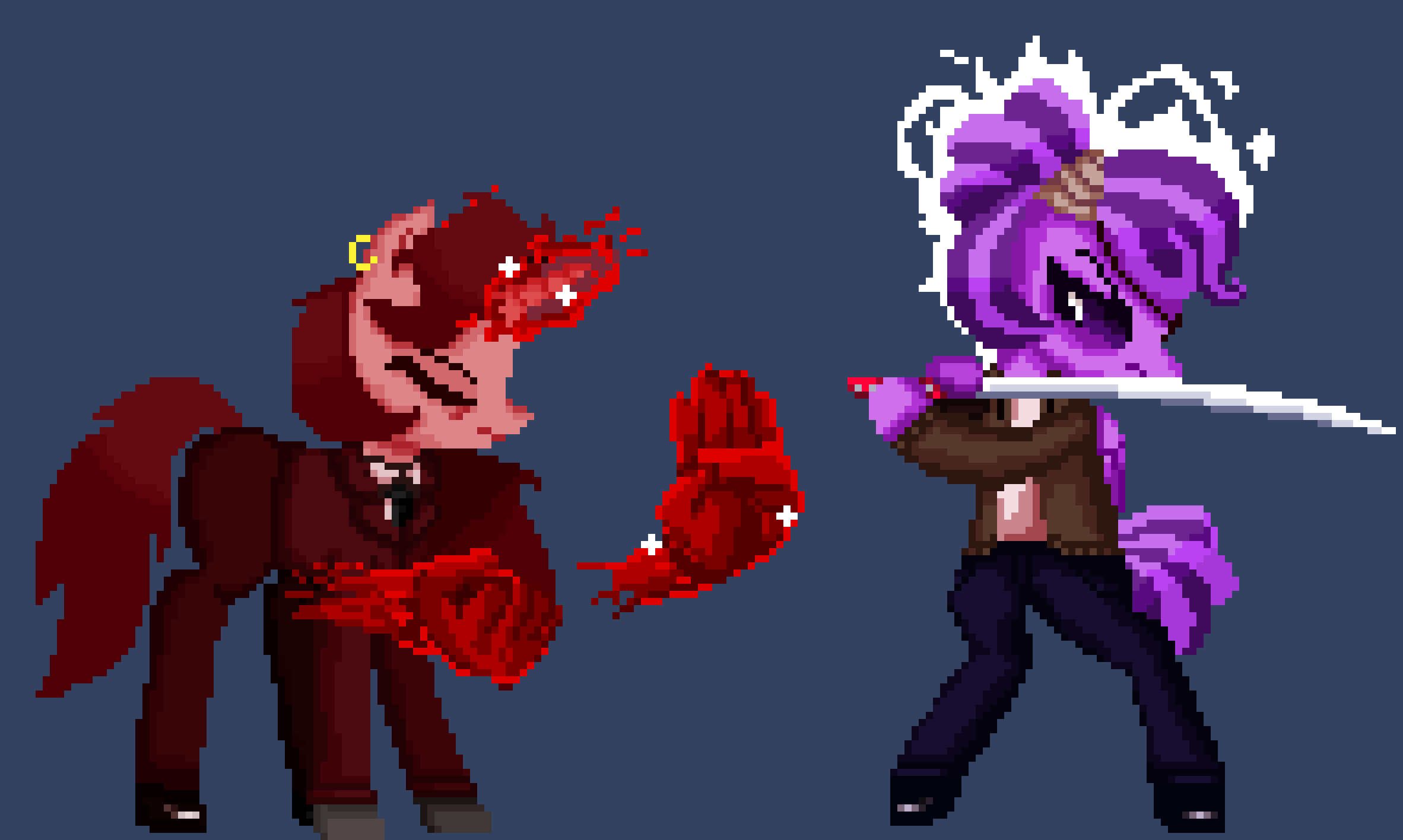 #3208280 - safe, artist:menalia, oc, oc:faliota, oc:shiru, pegasus ...