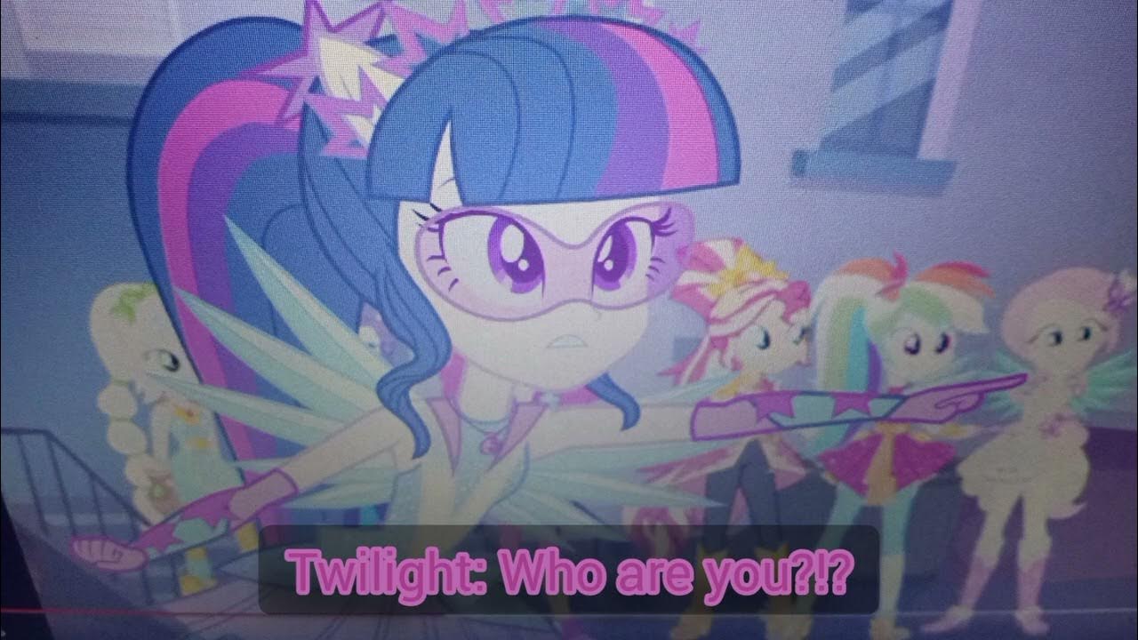 #3209043 - safe, applejack, fluttershy, pinkie pie, rainbow dash, rarity, sci-twi, sunset ...