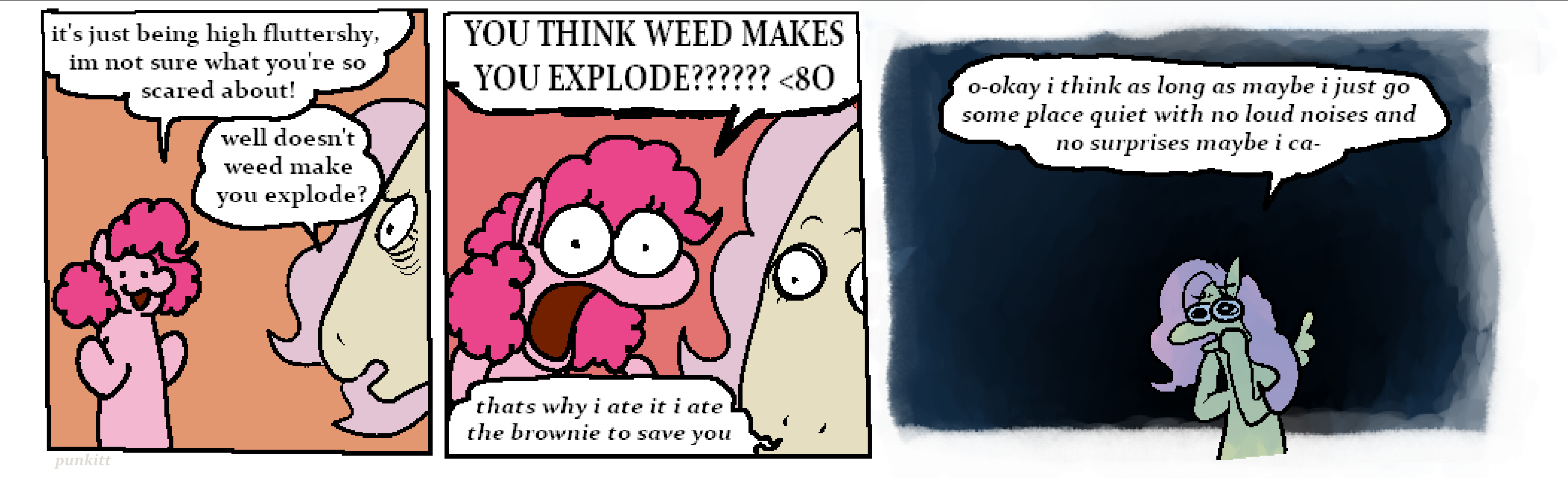 #3272928 - safe, artist:punkittdev, fluttershy, pinkie pie, earth pony ...