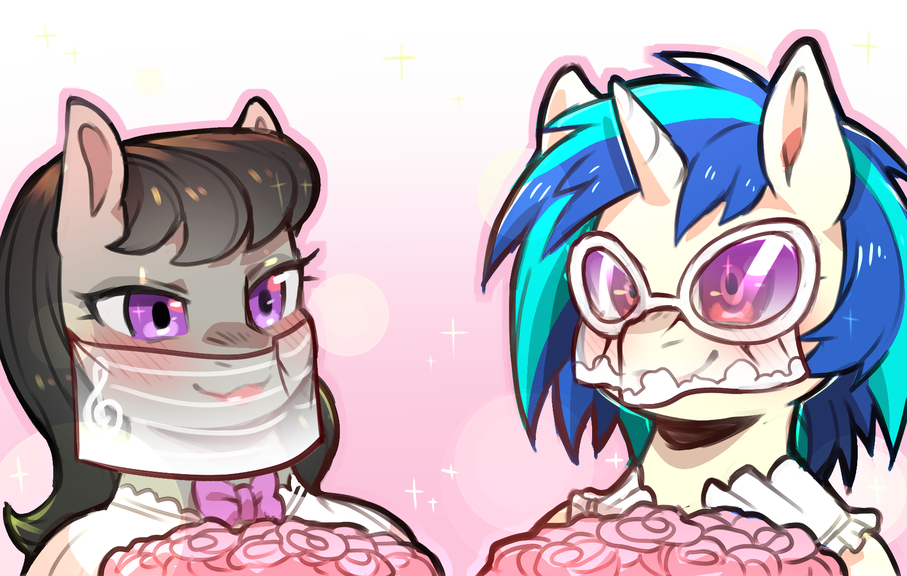 #3278119 - safe, artist:cold-blooded-twilight, dj pon-3, octavia melody ...