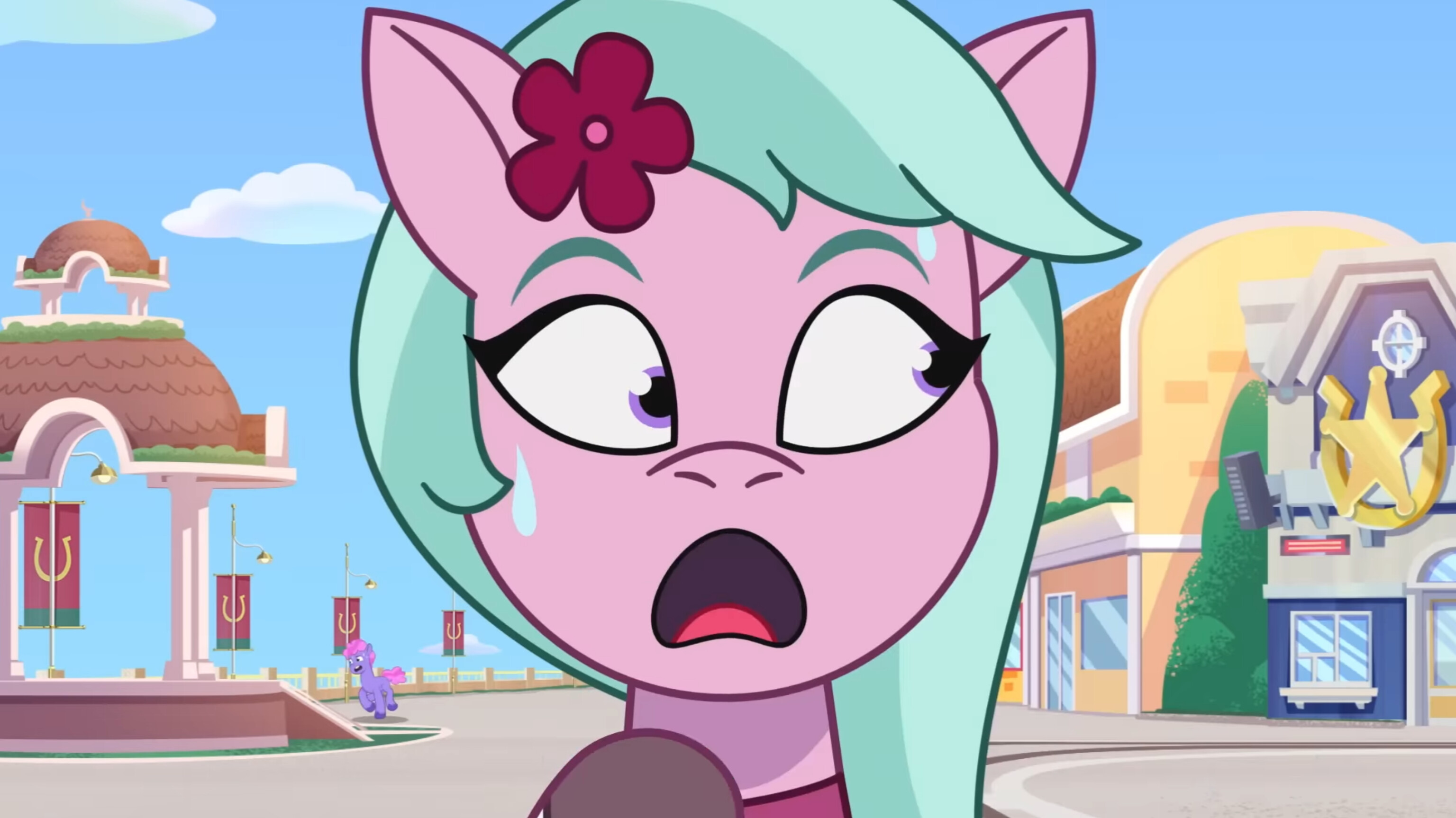 #3281130 - safe, screencap, dahlia, sugarpuff lilac, earth pony, pony ...