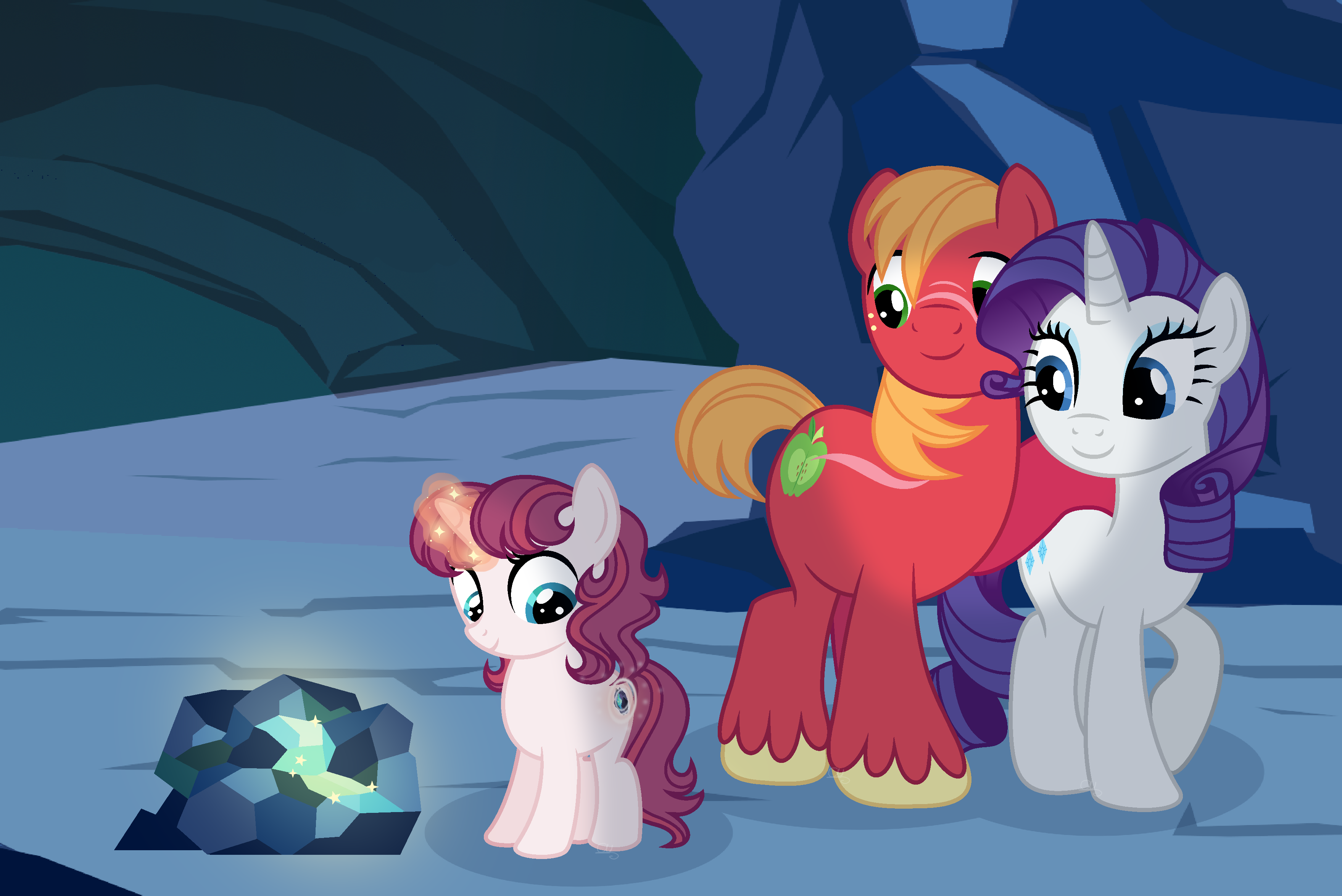 #3281662 - safe, artist:xxcheerupxxx, big macintosh, rarity, oc, oc ...