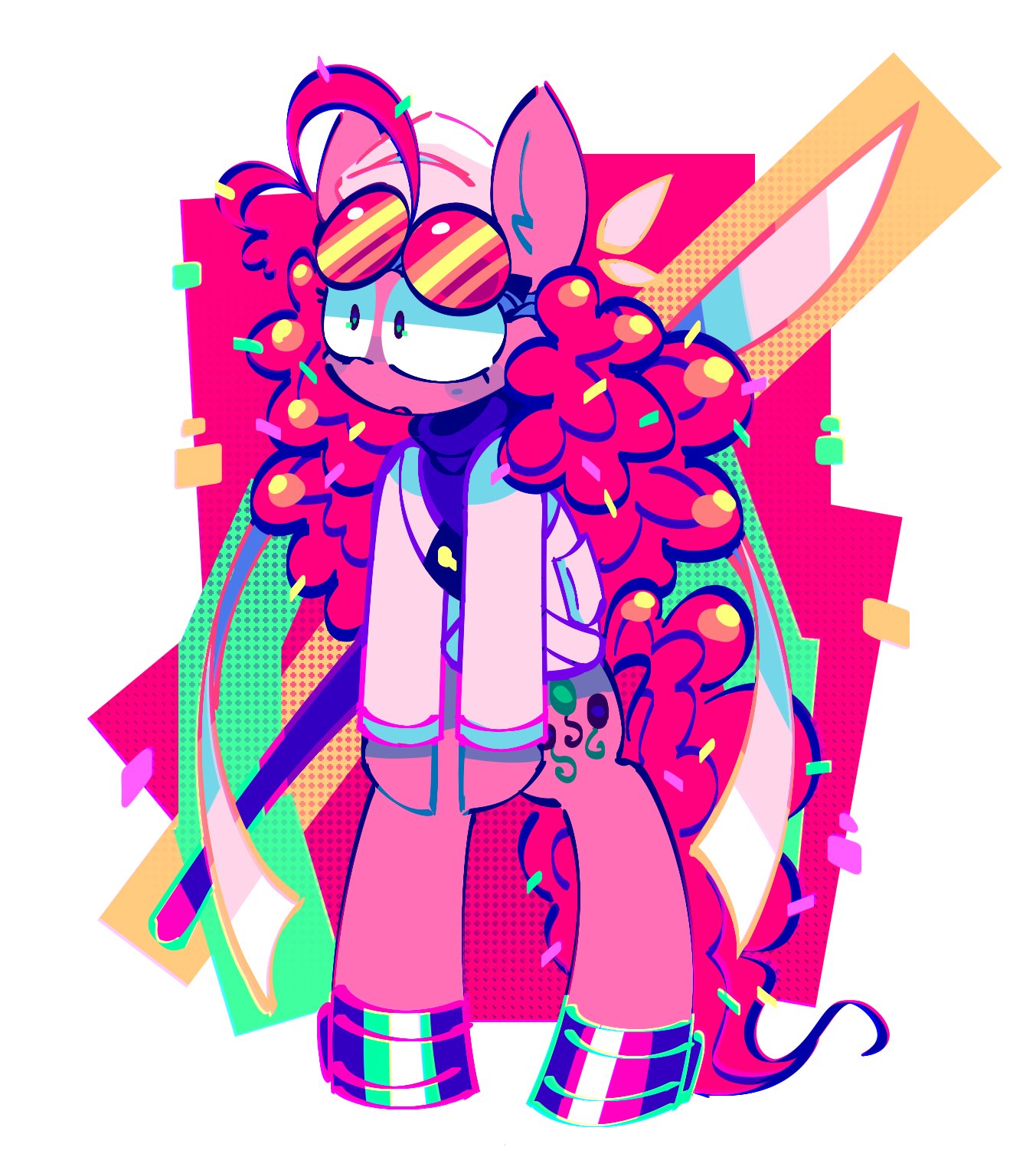 #3282007 - safe, artist:mihar34, pinkie pie, earth pony, pony, g4 ...