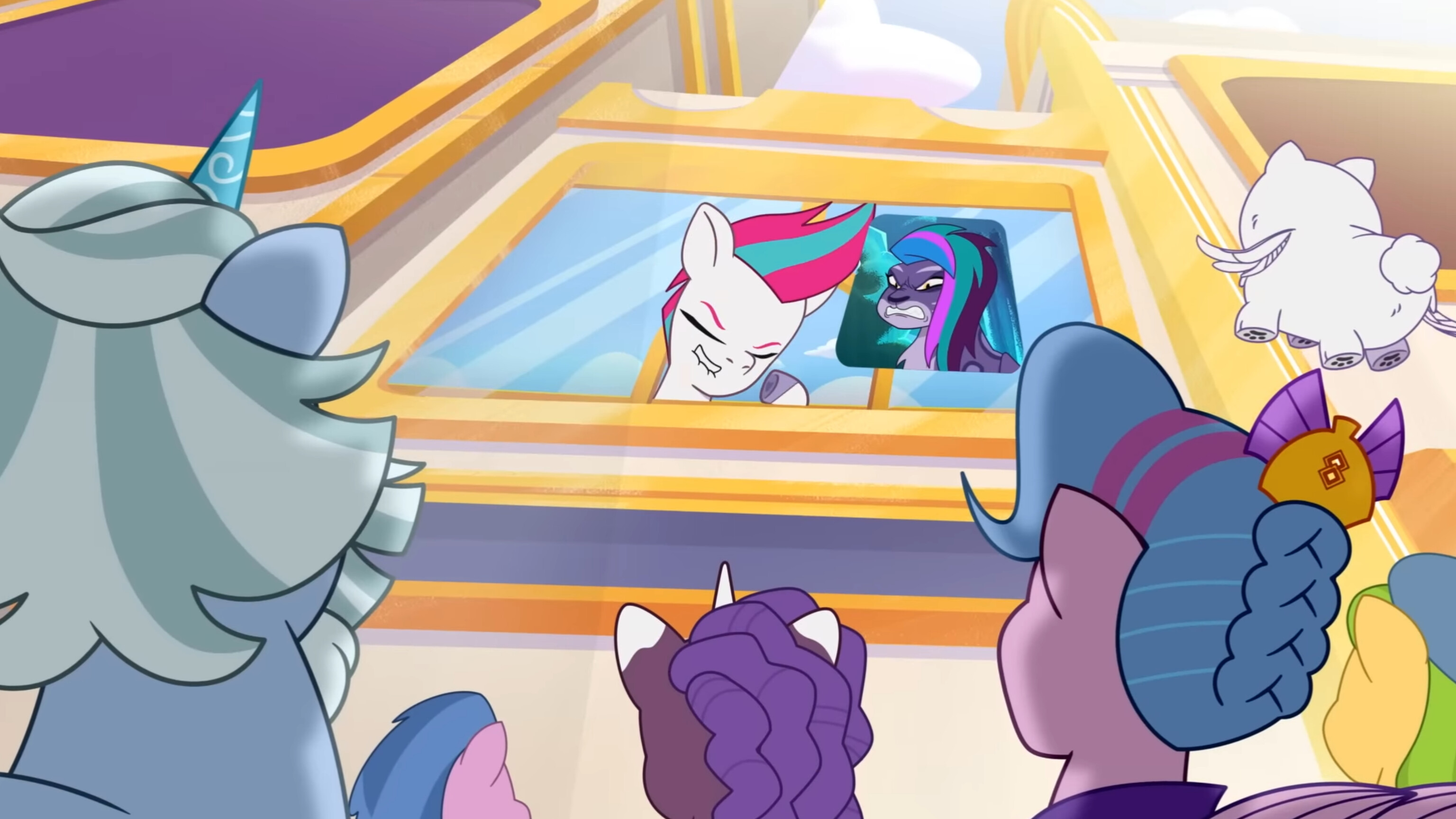 #3284581 - safe, screencap, allura, alphabittle blossomforth, alpine aspen, cherry prancer ...