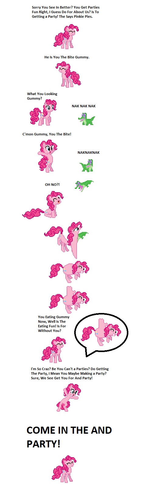 #3285318 - safe, gummy, pinkie pie, alligator, earth pony, pony, g4 ...