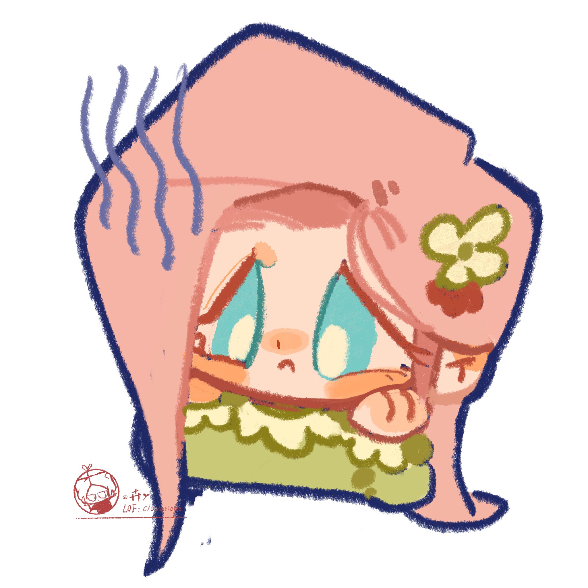 #3285811 - safe, artist:cloverieee, fluttershy, human, g4, dread, frown ...