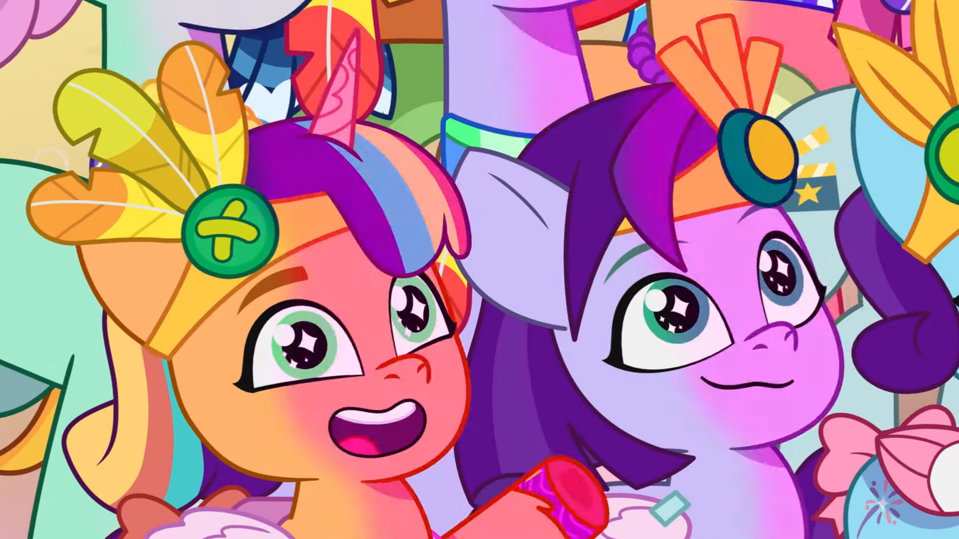 #3286873 - safe, screencap, glory (g5), peach fizz, seashell (g5 ...