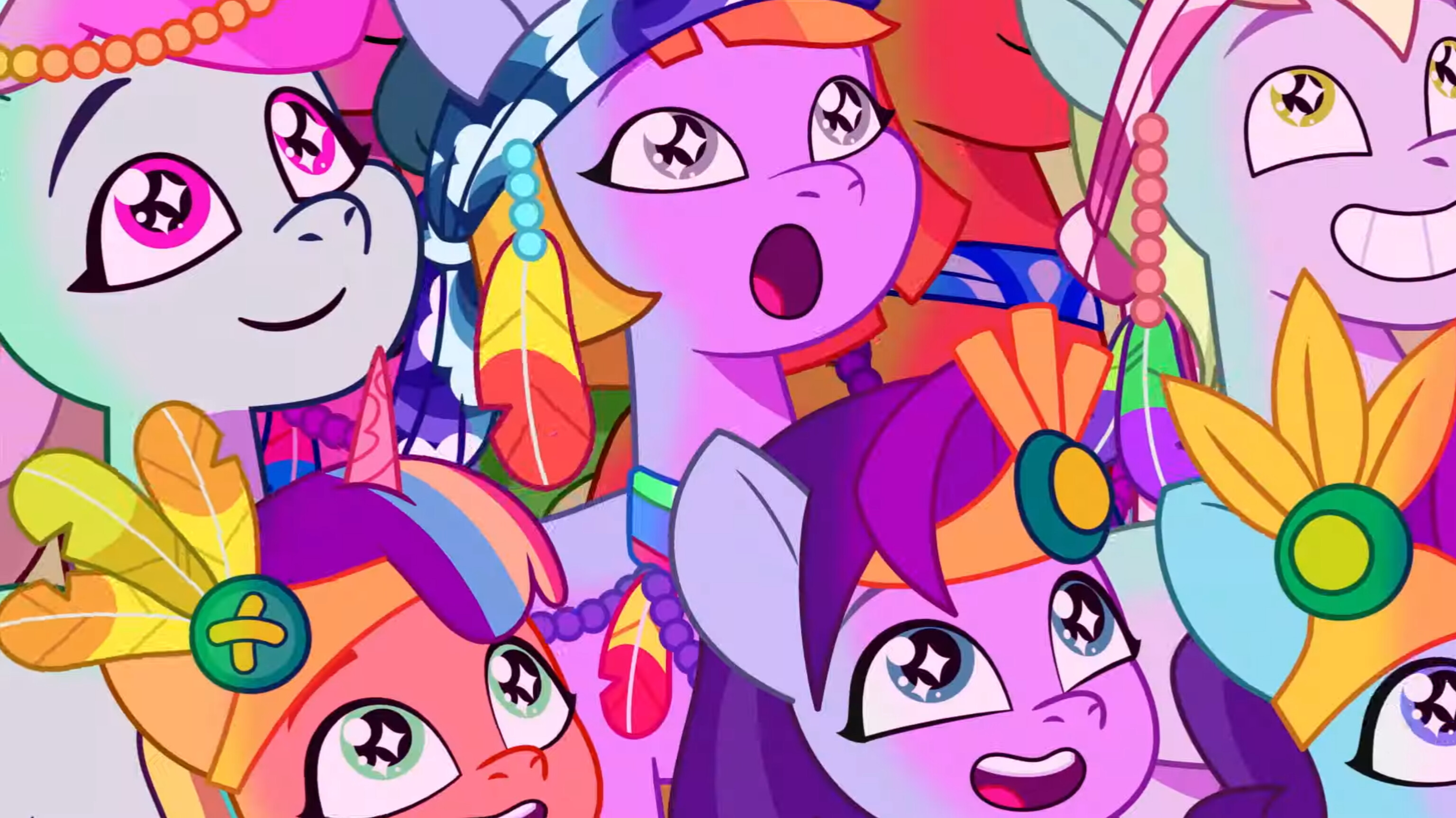 #3286887 - safe, screencap, clapboard snap, glory (g5), minty skylark ...