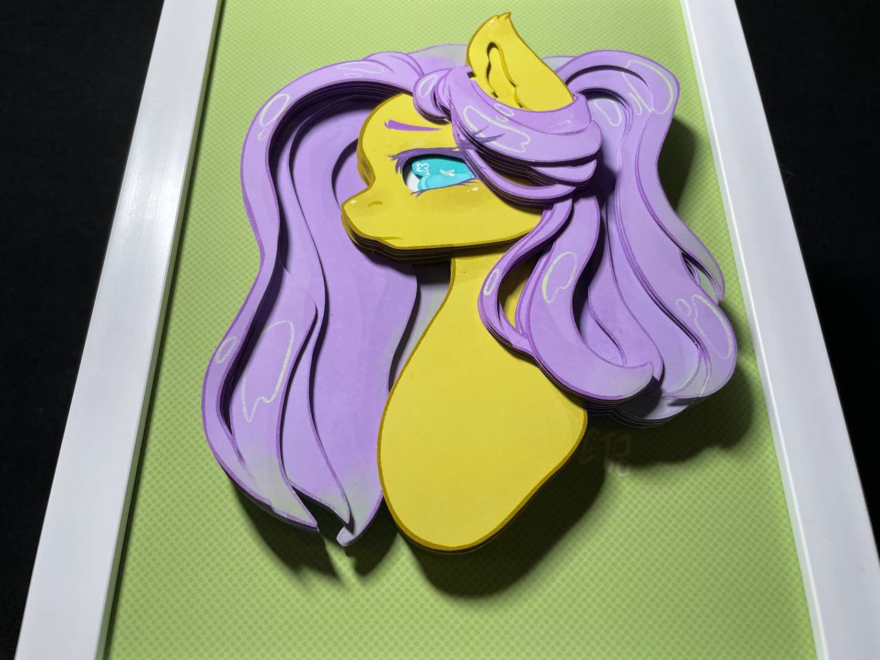 #3288030 - safe, artist:made_by_franch, fluttershy, pegasus, g4, art ...