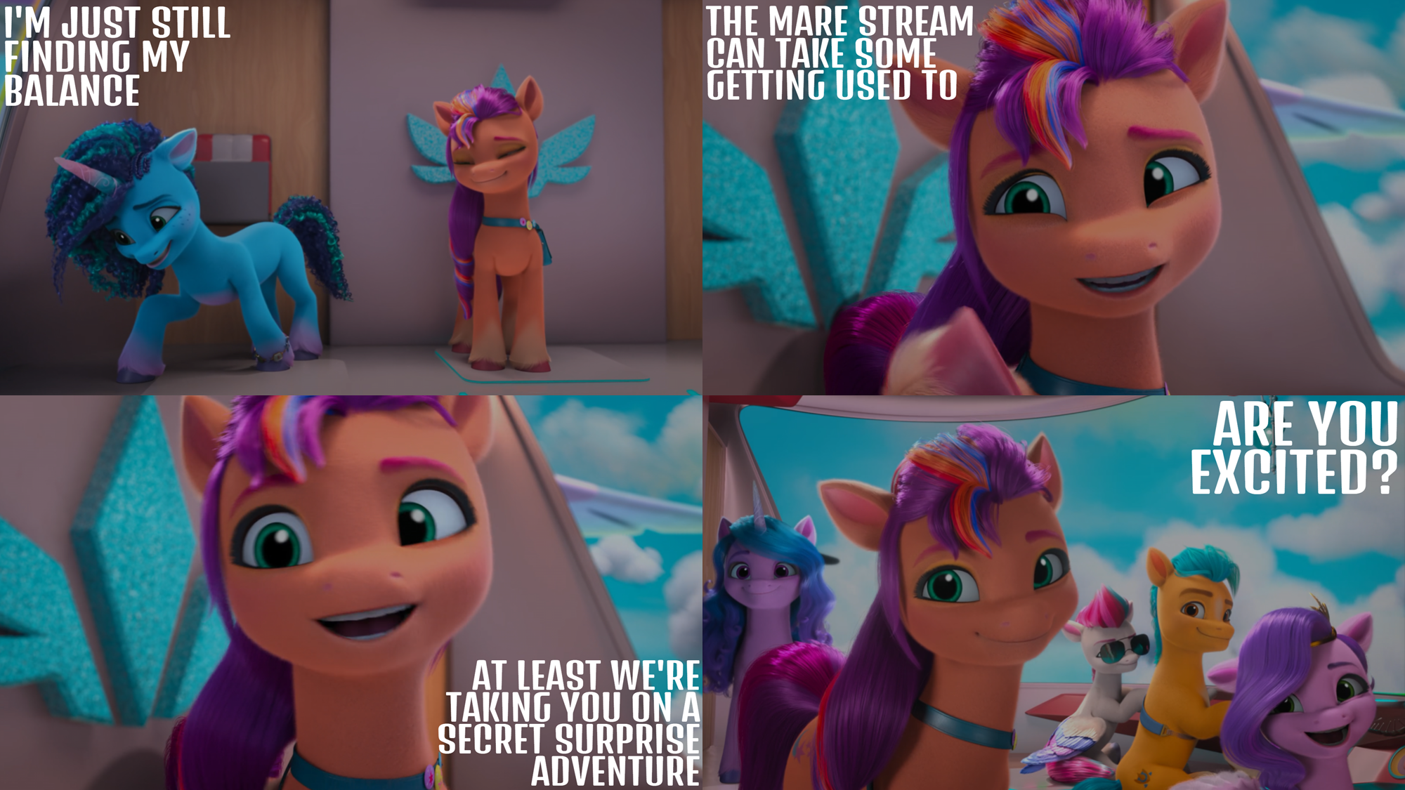 #3291388 - safe, edit, edited screencap, editor:quoterific, screencap, hitch trailblazer, izzy ...