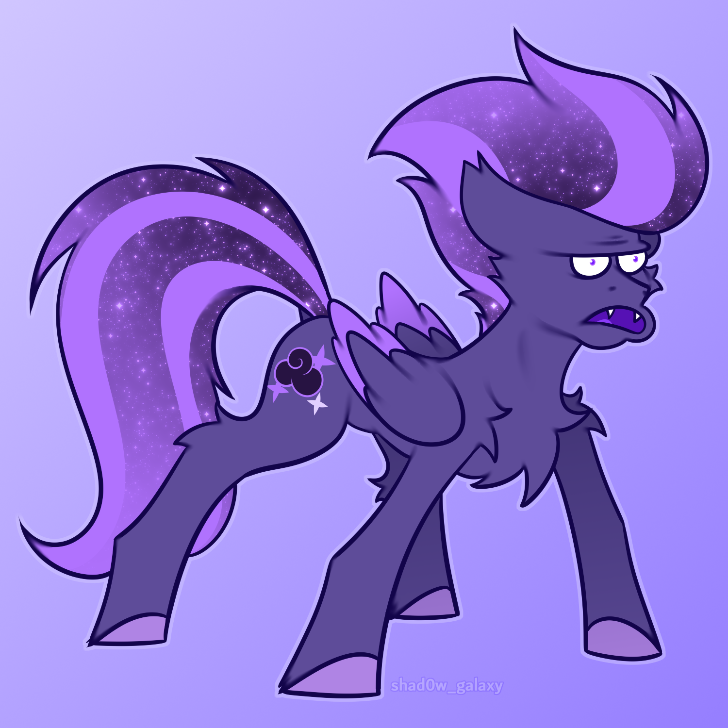 #3291727 - safe, artist:shad0w-galaxy, oc, oc only, oc:shadow galaxy, pegasus, pony, chest fluff ...