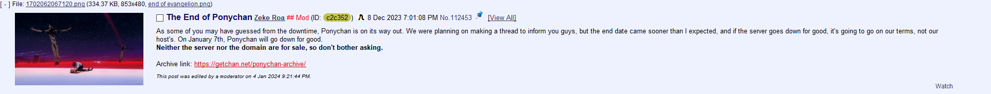 #3276208 - safe, screencap, archive, barely pony related, end of ...