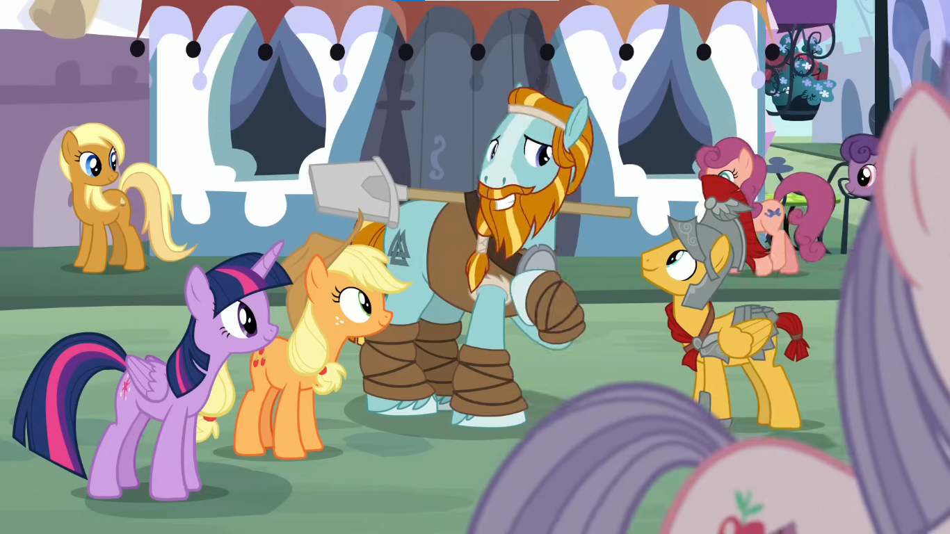 #3454265 - safe, screencap, apple cobbler, applejack, bonnie rose ...