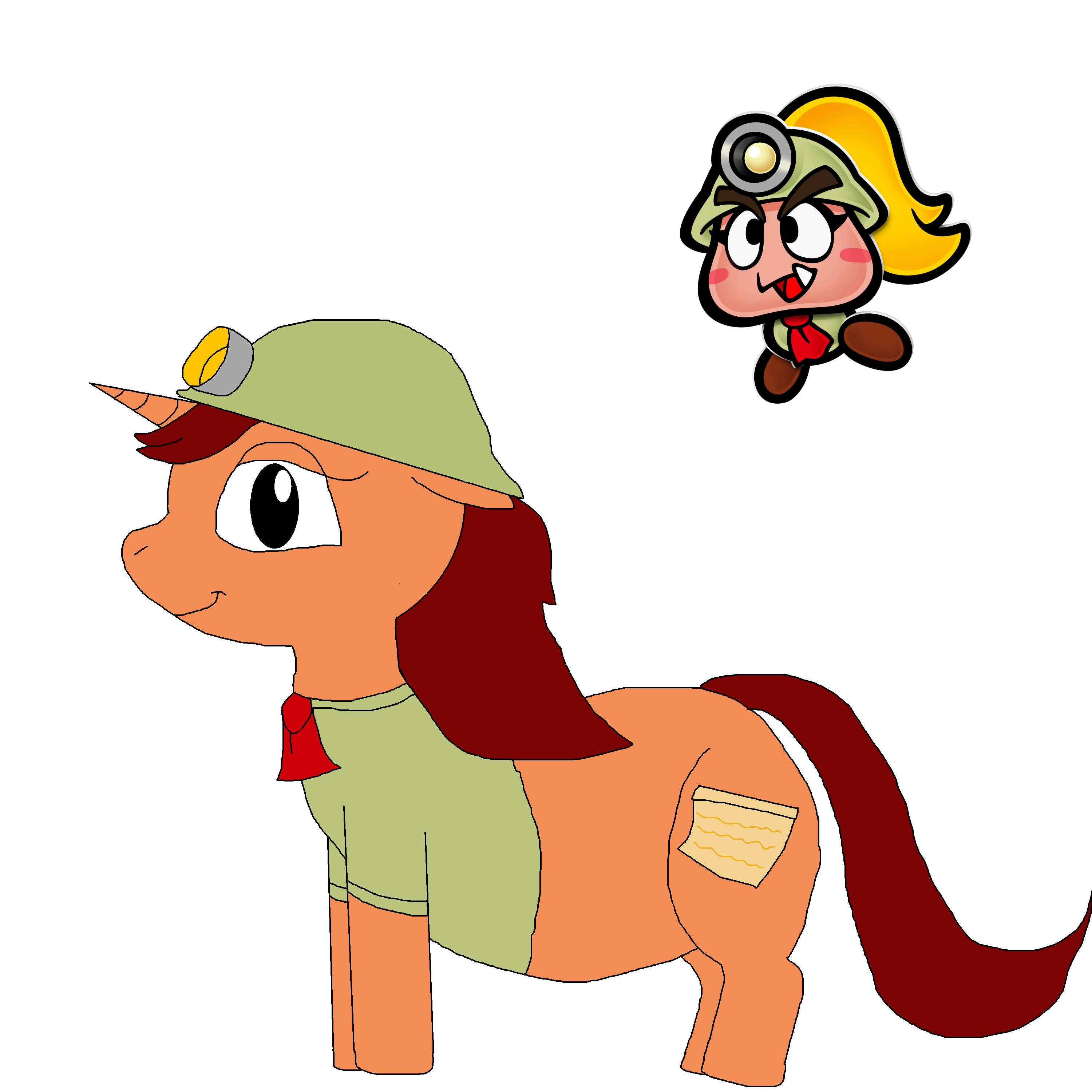 #3460749 - safe, artist:blazewing, oc, oc only, oc:tough cookie, goomba ...