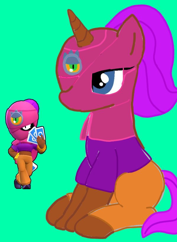 #3460824 - safe, artist:💜𝕊𝕙𝕖𝕝𝕝𝕪💜, pony, unicorn, g4, amino, brawl stars ...