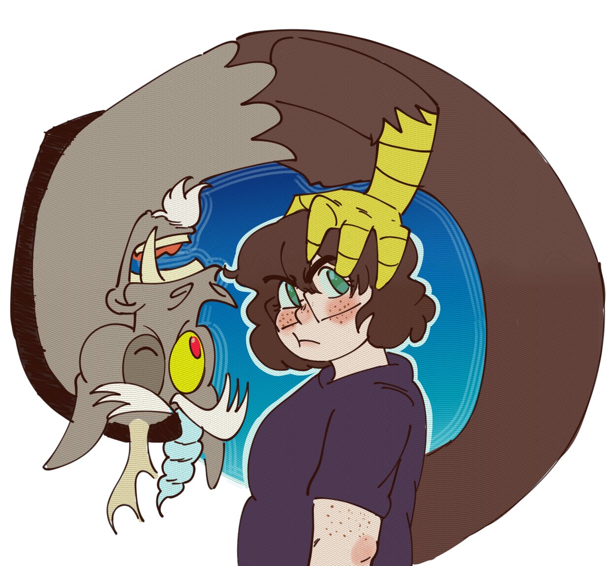 #3463500 - safe, artist:vintagebenz, discord, oc, human, g4, abstract ...